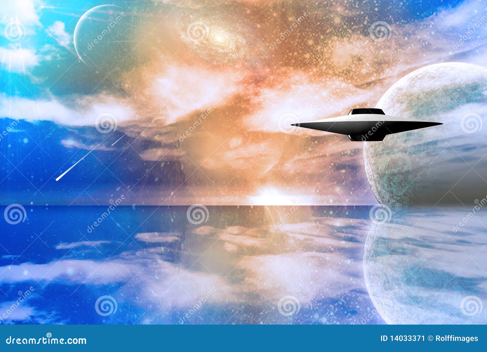 Alien World stock illustration. Illustration of abstract - 14033371