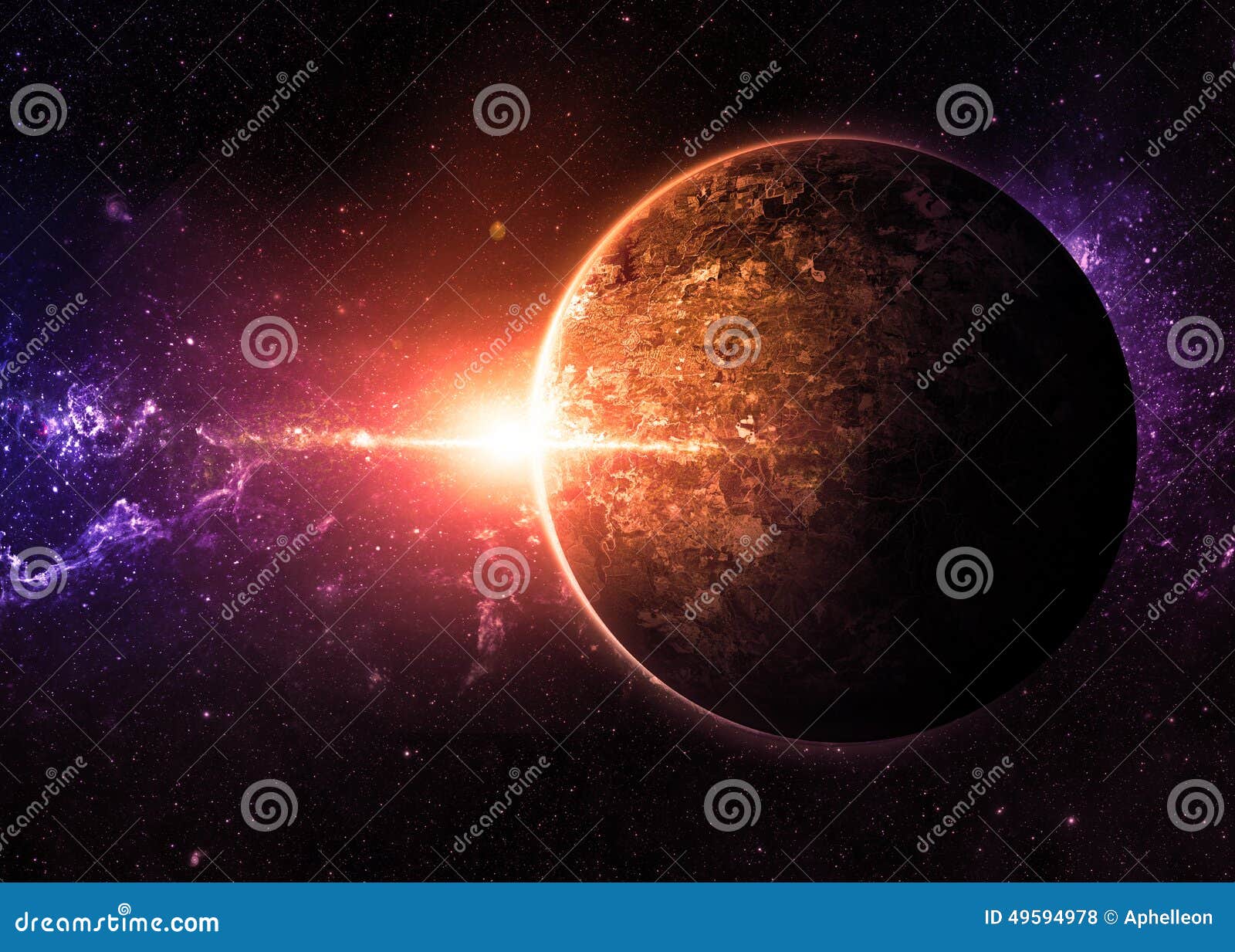 Alien Worlds stock photo. Image of areas, earth, black - 49594978