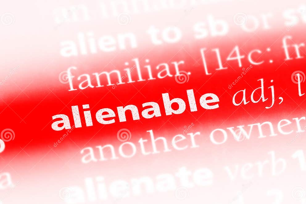 Alienable stock image. Image of book, text, word, printed - 114411891