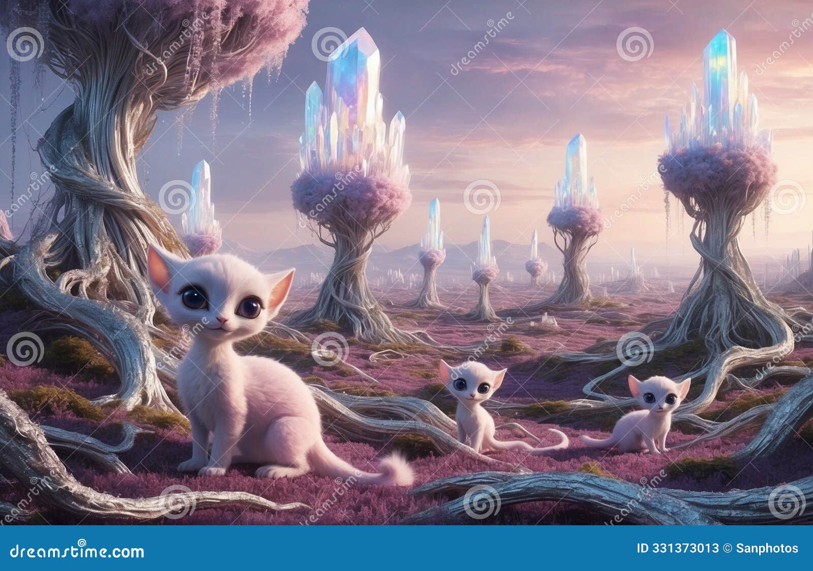 Otherworldly Alien Fantasy Landscape. Generate Ai Royalty-Free Stock ...