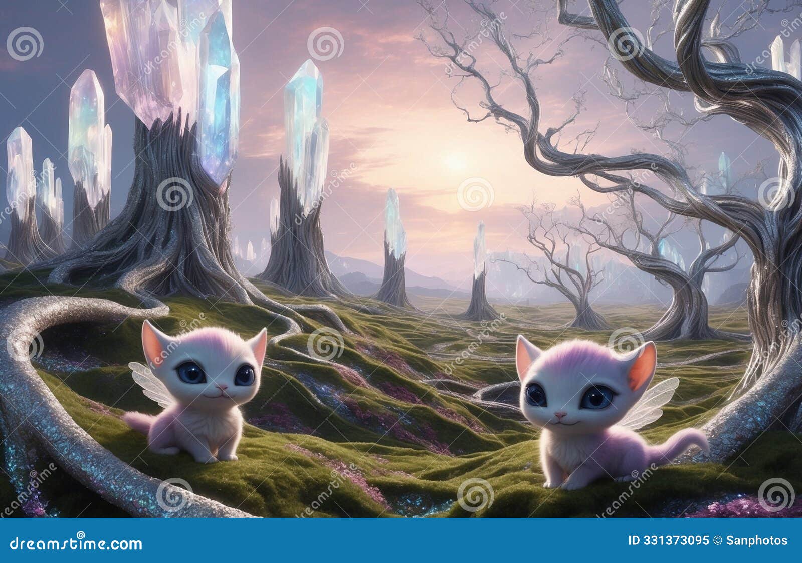 Otherworldly Alien Fantasy Landscape. Generate Ai Royalty-Free Stock ...