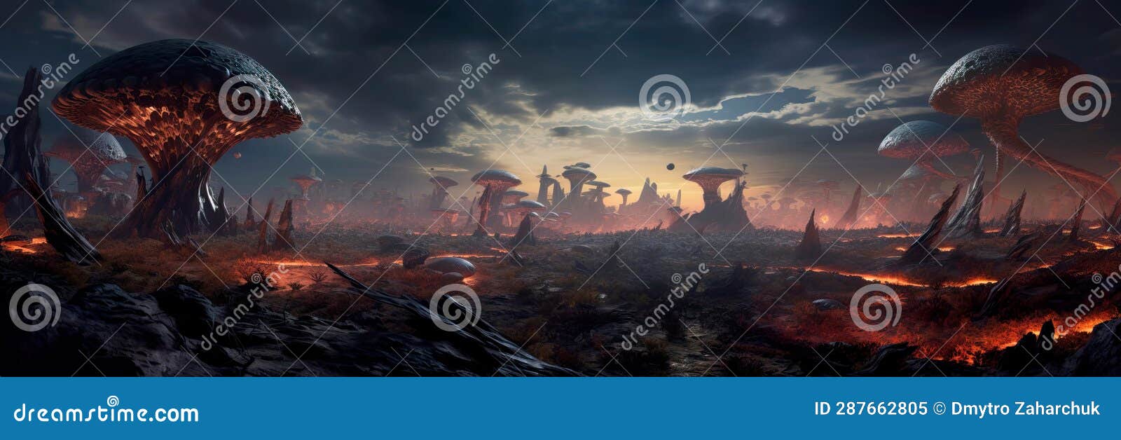 Aliens Exploring An Unexplored Landscape Using Their Unique Abilities ...