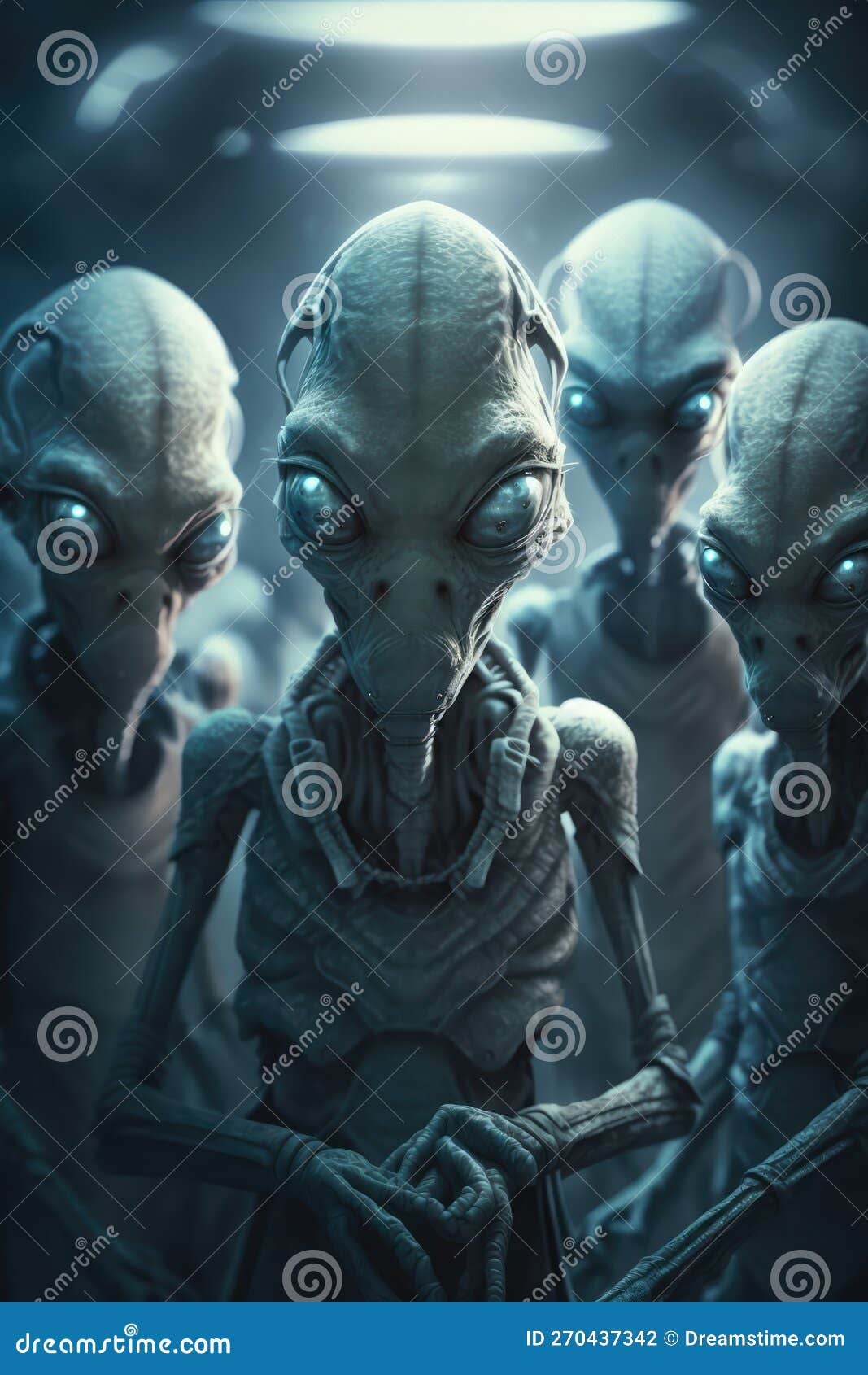 Aliens and Extra Terrestrials from Another Planet Stock Illustration ...