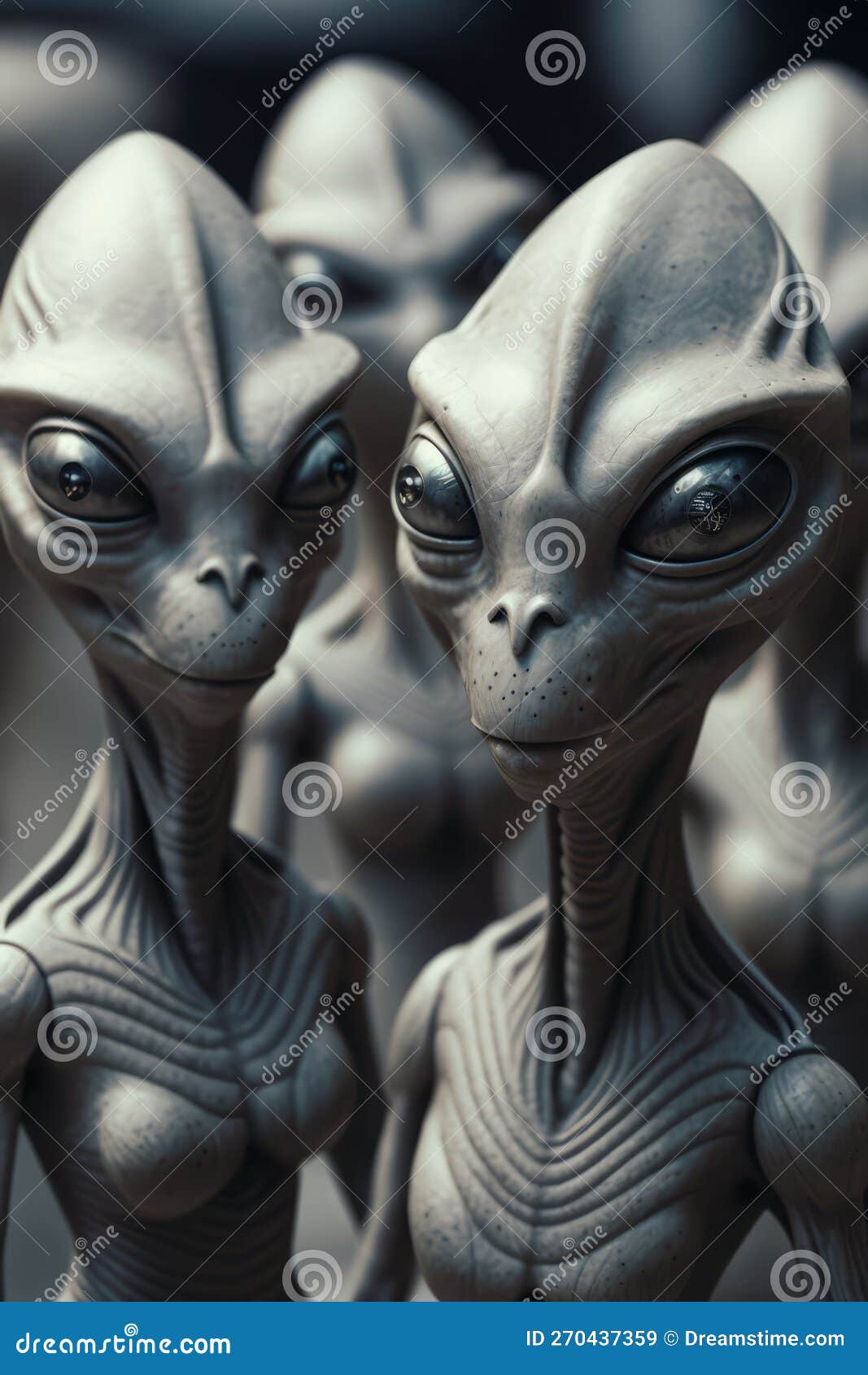 Aliens and Extra Terrestrials from Another Planet Stock Illustration - Illustration of city ...