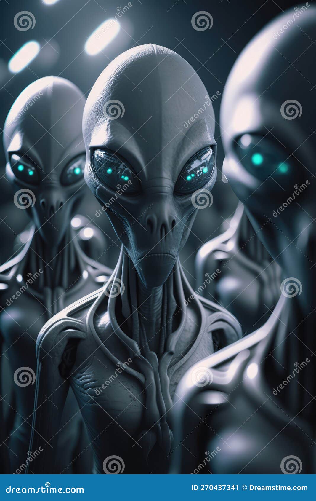 Aliens and Extra Terrestrials from Another Planet Stock Illustration ...