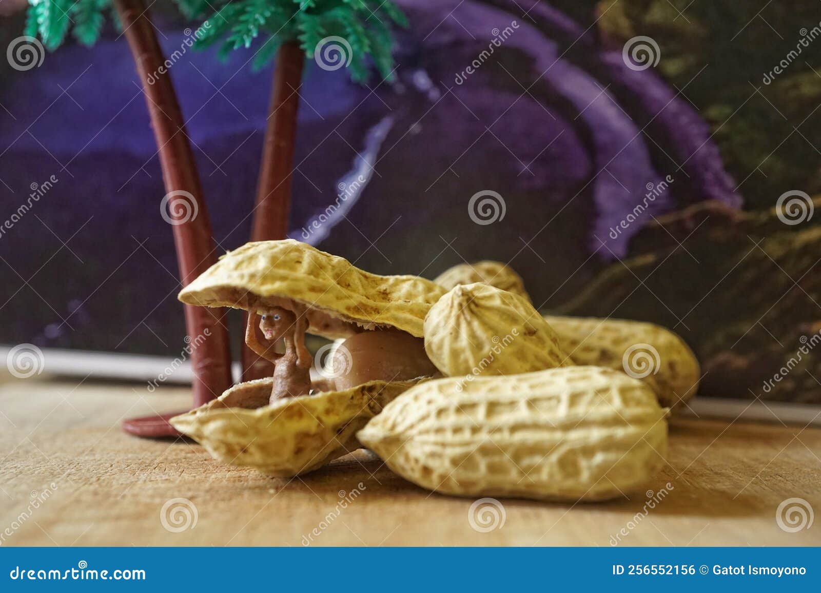 Aliens Hiding Behind Peanuts Stock Photo - Image of aliens, vegetable ...