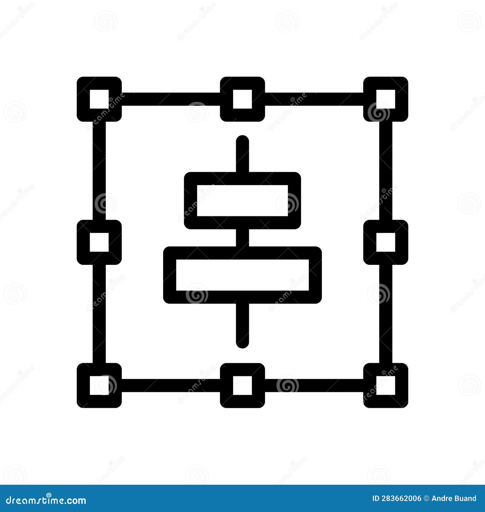 Align Icon Illustration Vector Graphic Stock Illustration ...