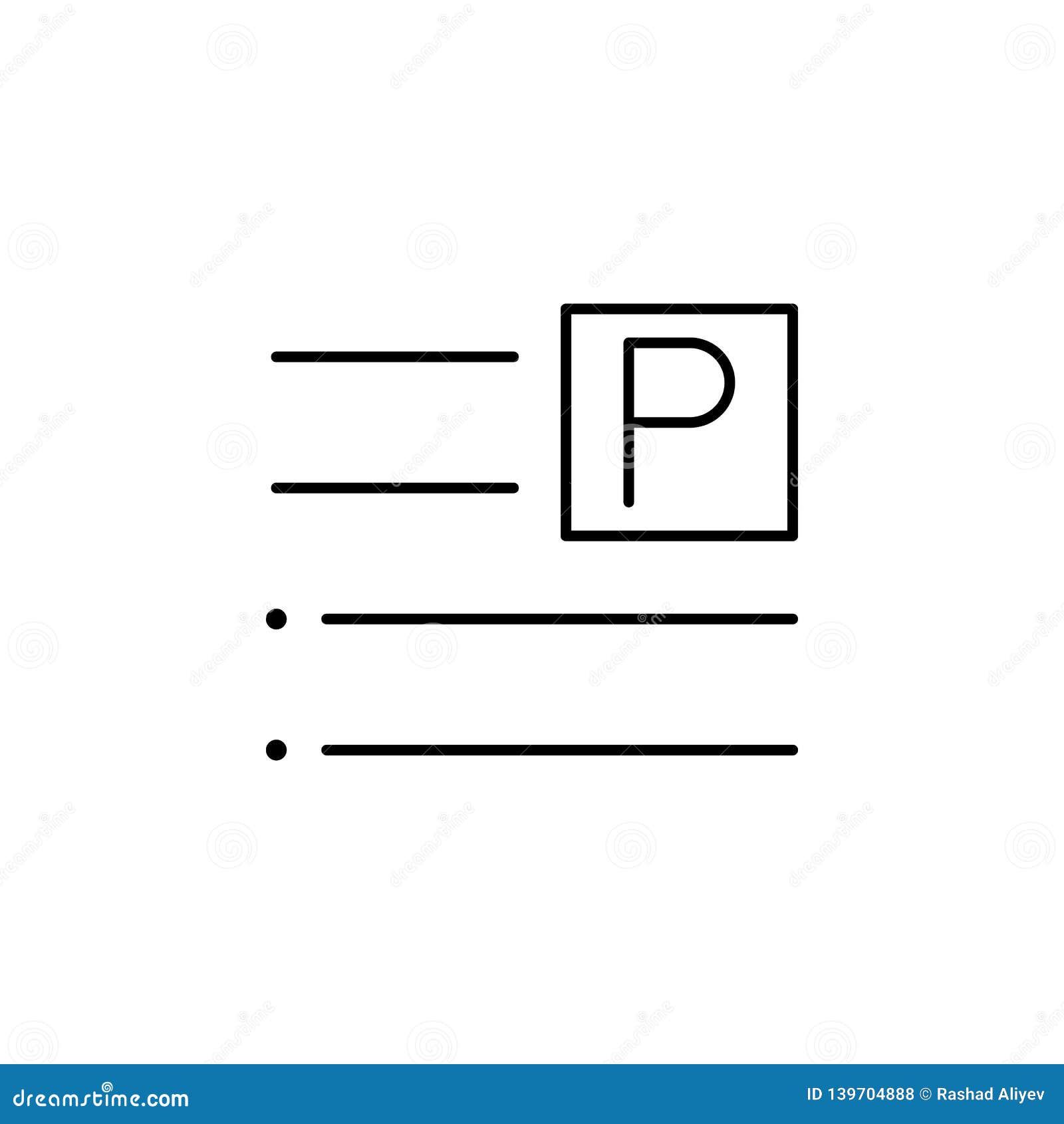 Align, Inline, Right, Text Icon. Element of Text and Typography for ...