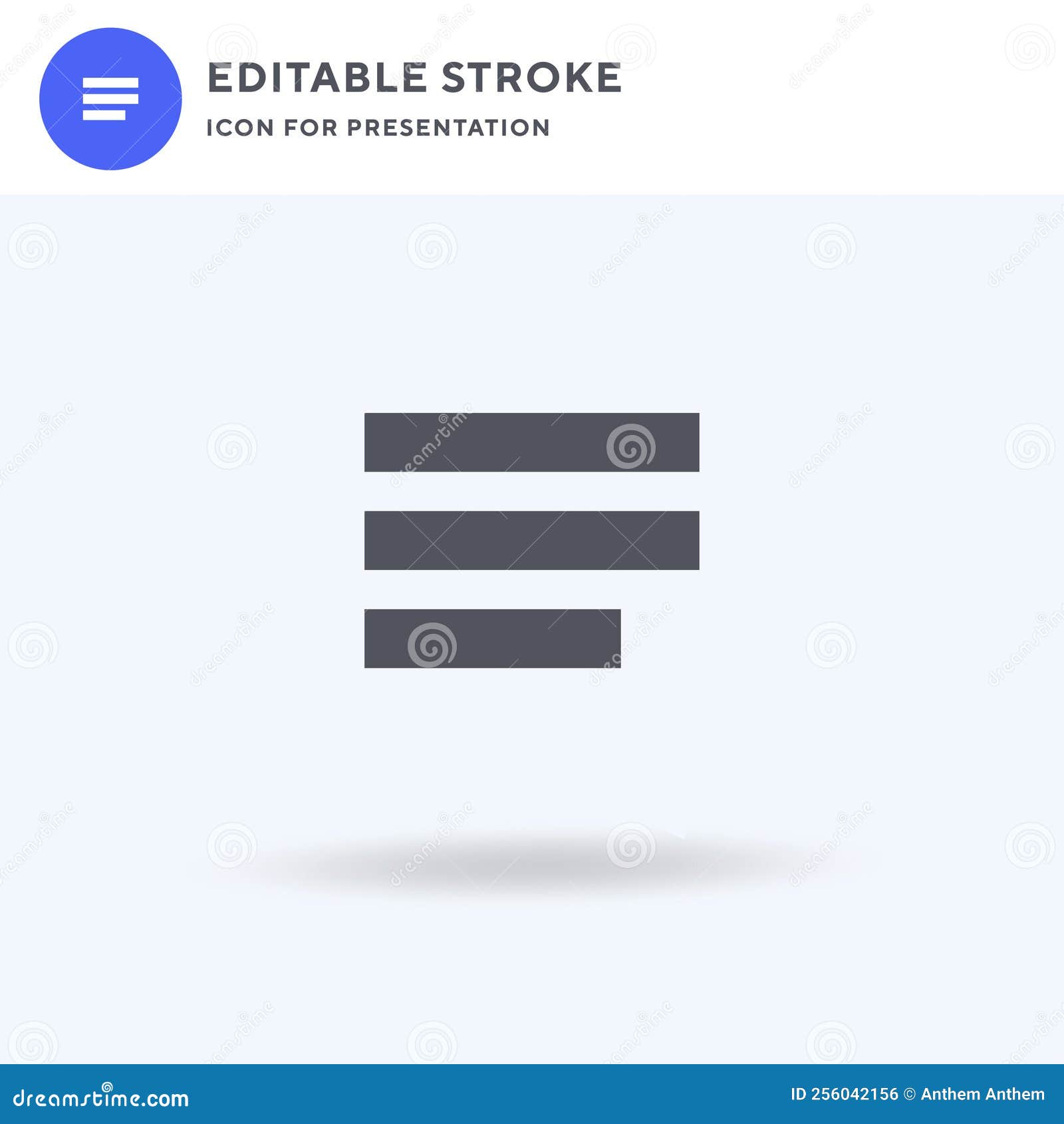 Align Left Icon Vector, Filled Flat Sign, Solid Pictogram Isolated on ...