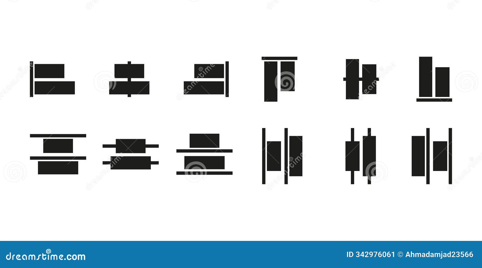 Align vector design icon stock illustration. Illustration of decisions ...