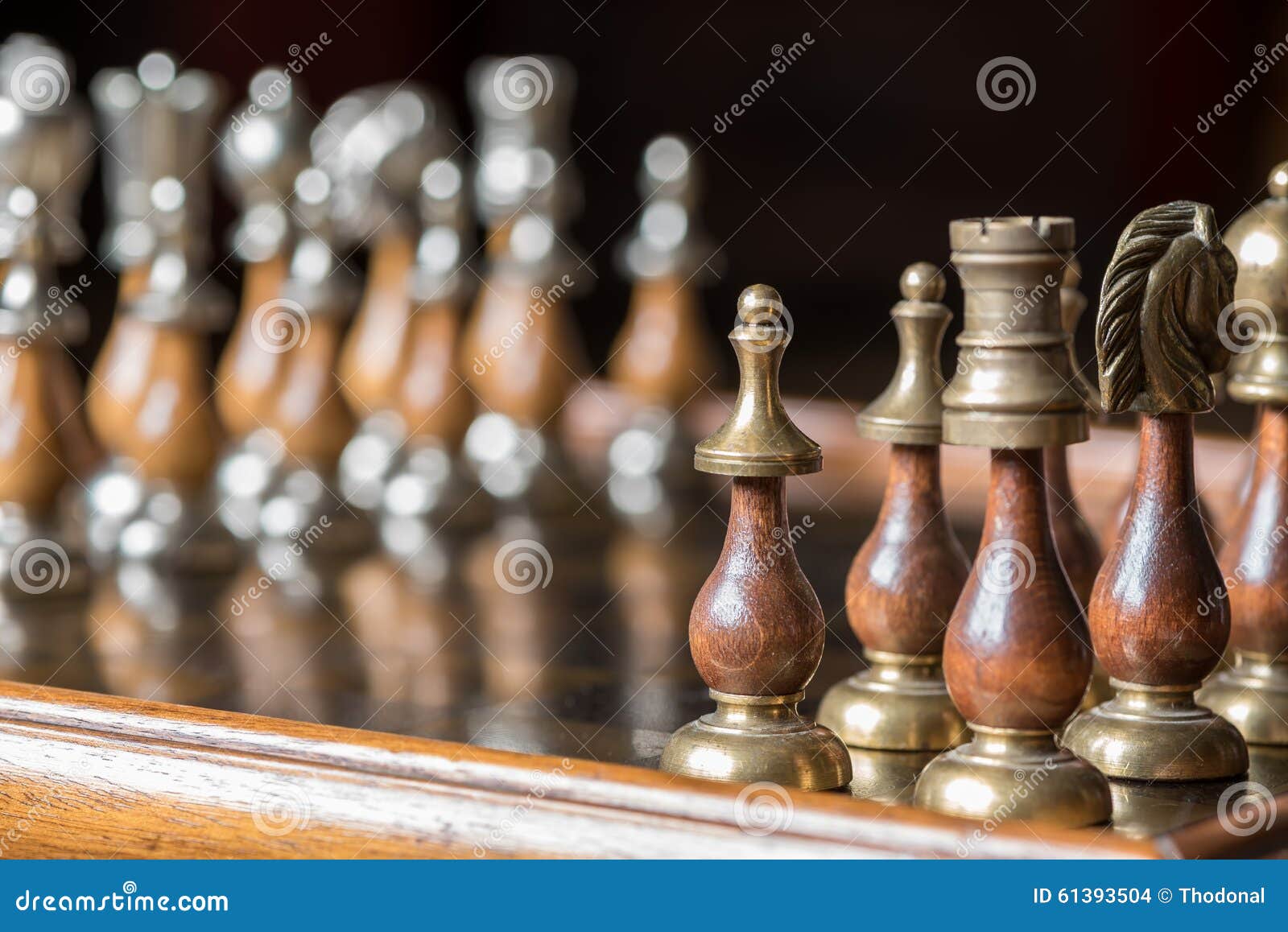 Aligned chess pieces stock photo. Image of pawn, power - 61393504