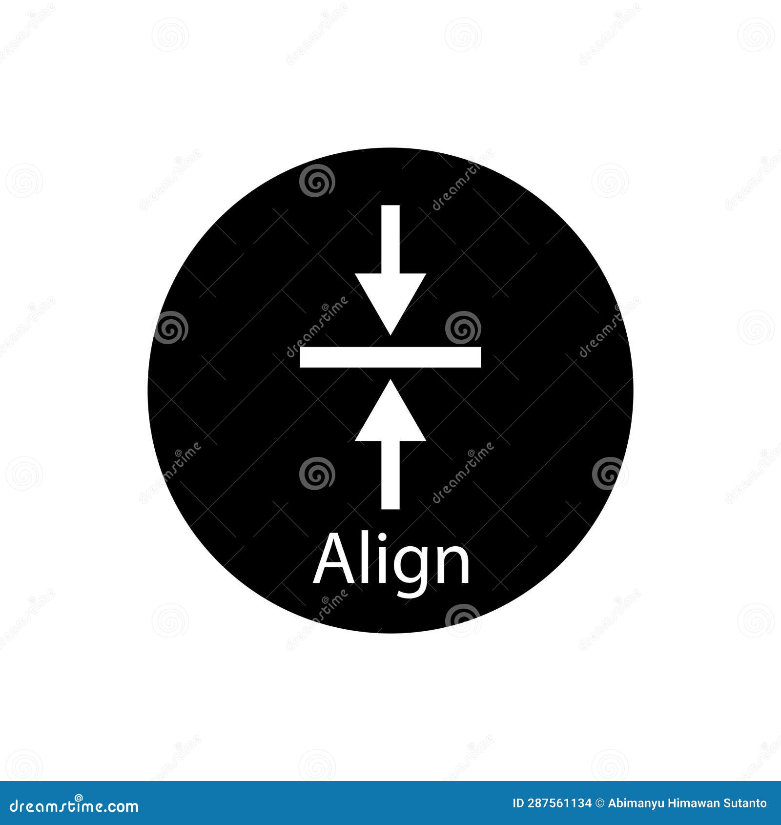 Aligned Icon Vector | CartoonDealer.com #287561115
