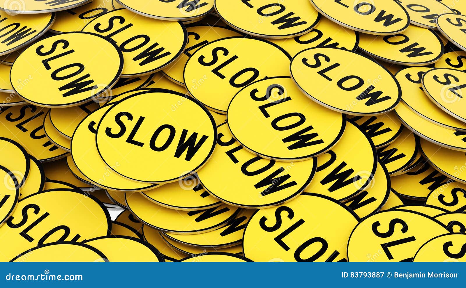 Pile Of Aligned Pile Of Red Octagonal Stop Signs Stock Illustration ...