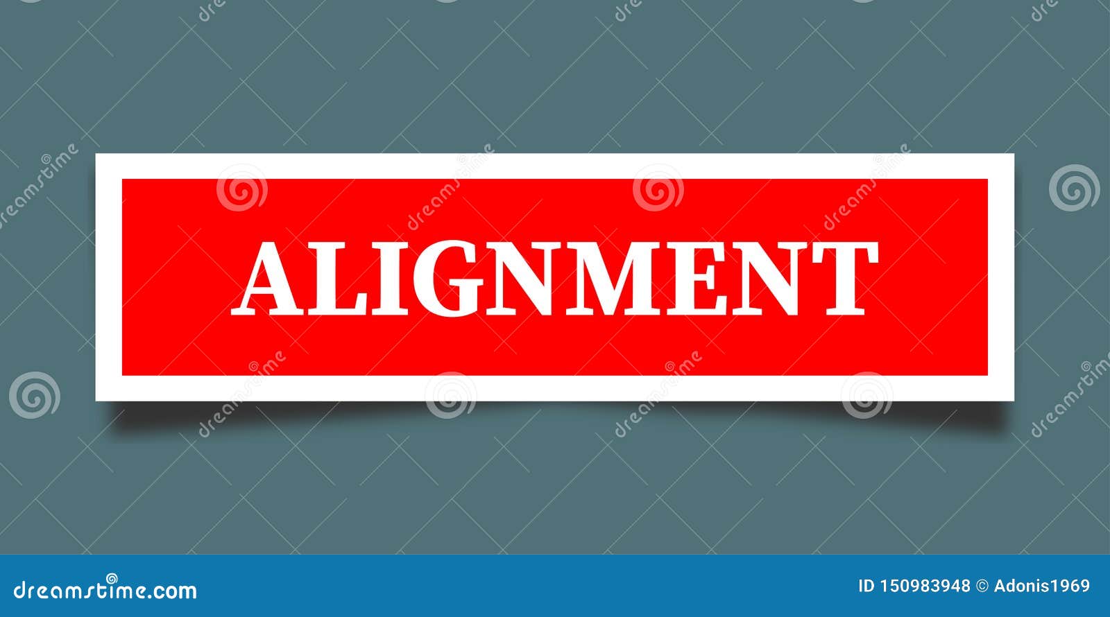 Alignment stock illustration. Illustration of background - 150983948