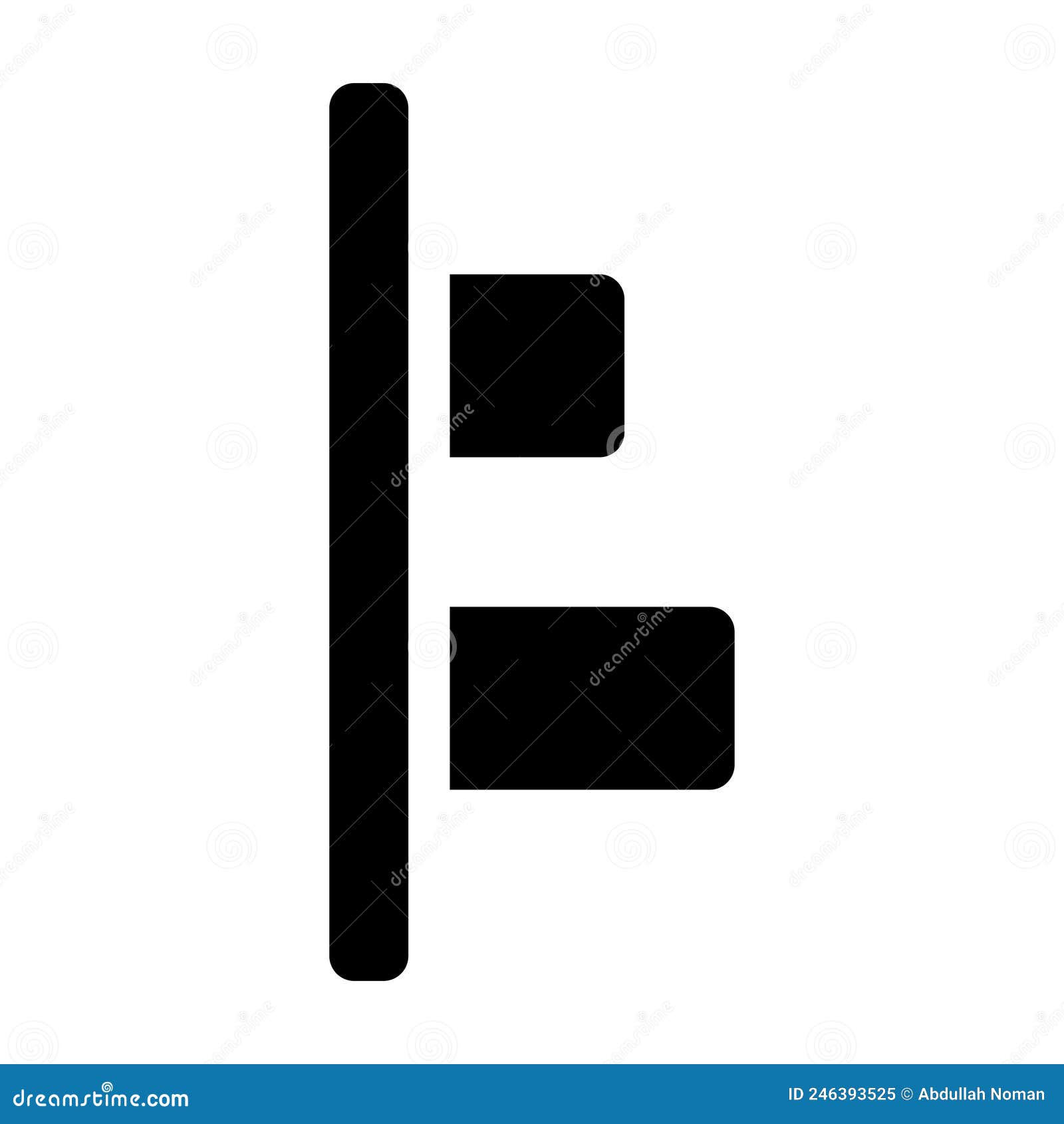 Alignment Arrow Direction Icon Stock Vector - Illustration of ...