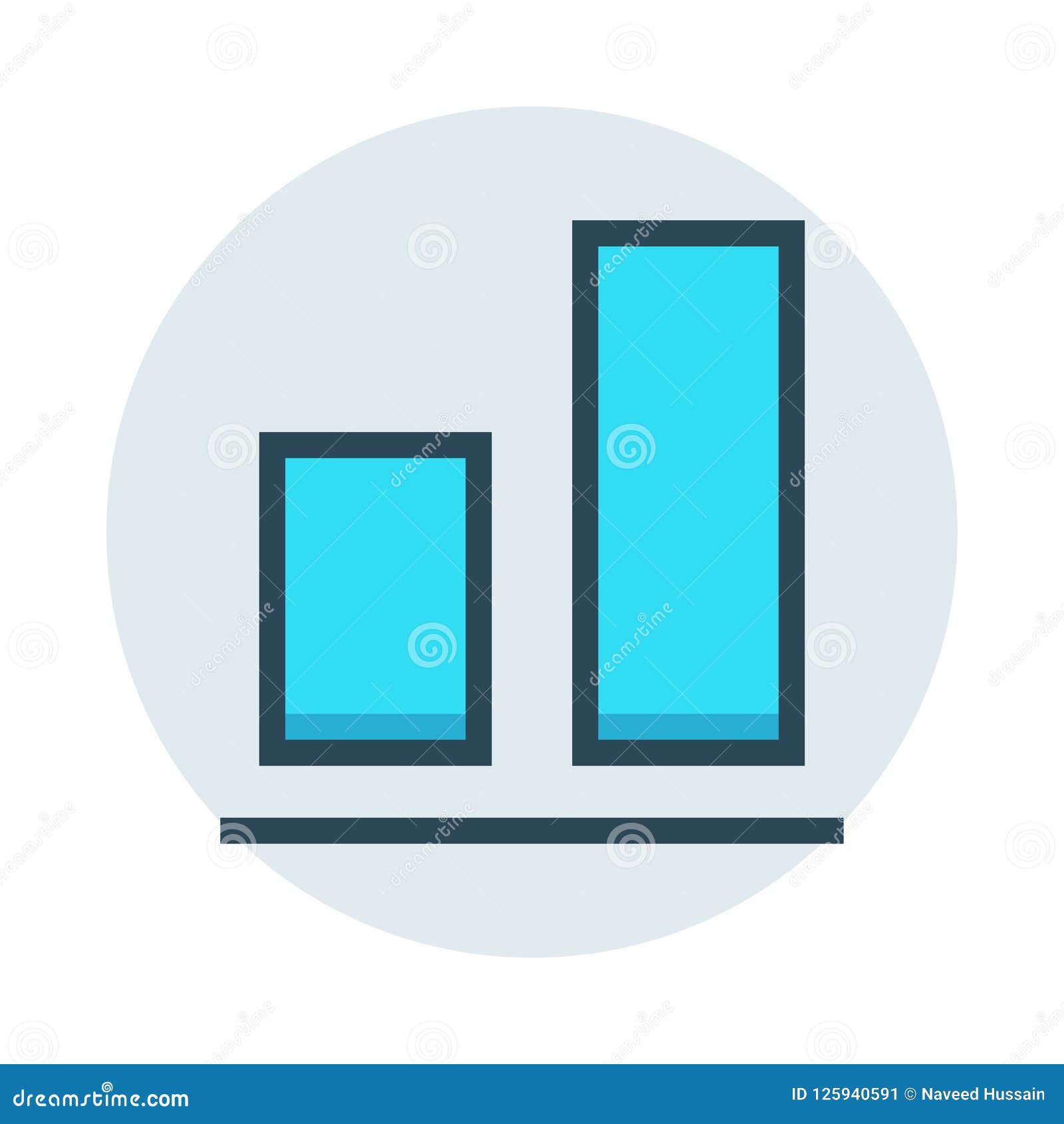 Alignment color line icon stock illustration. Illustration of icons ...