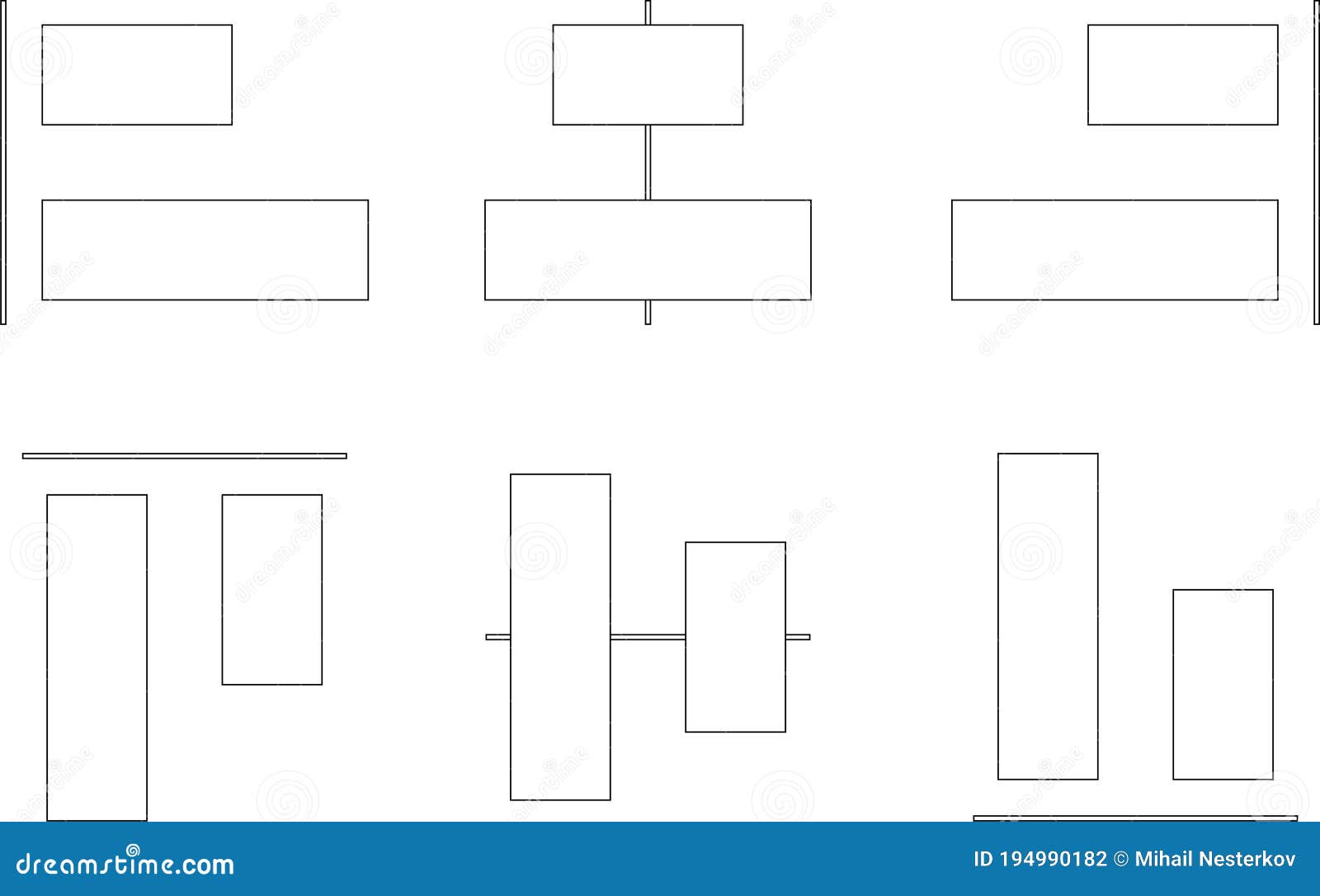 Alignment Icons Collection. Align Icons Set. Set Of Black Editing And ...