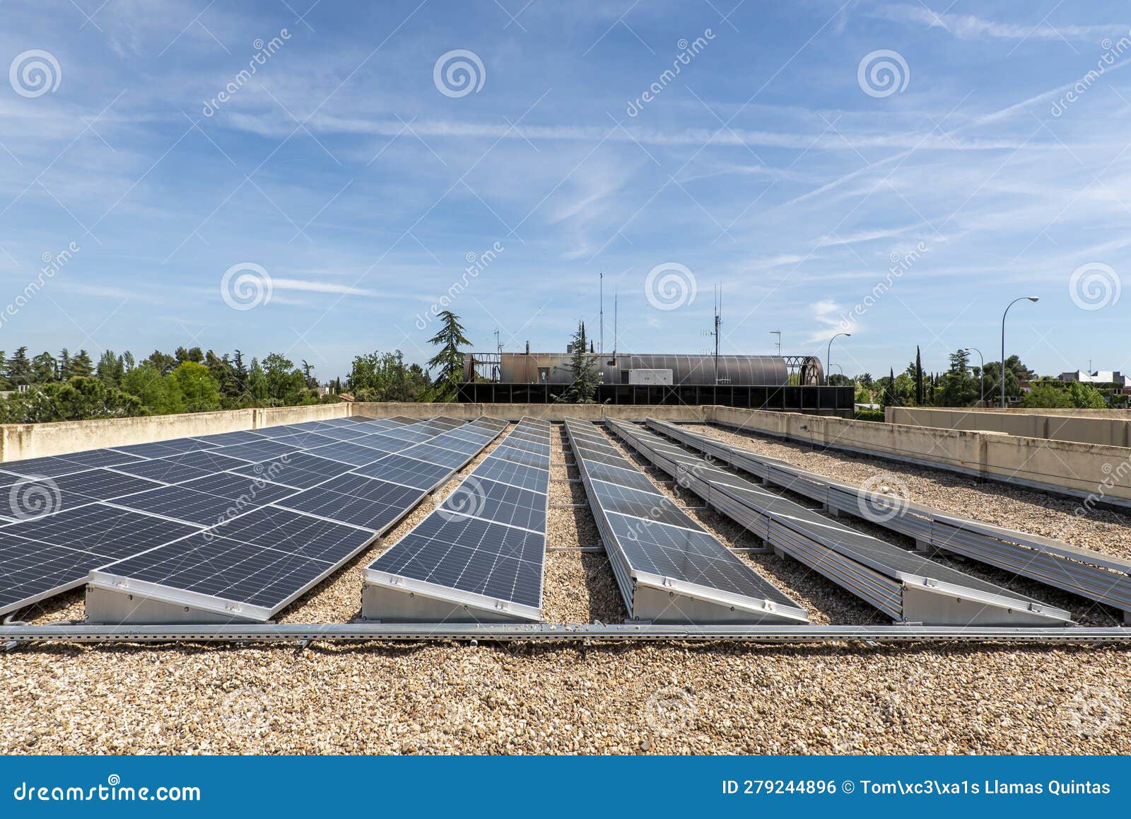 Alignment of Recently Installed Solar Stock Photo - Image of exterior ...