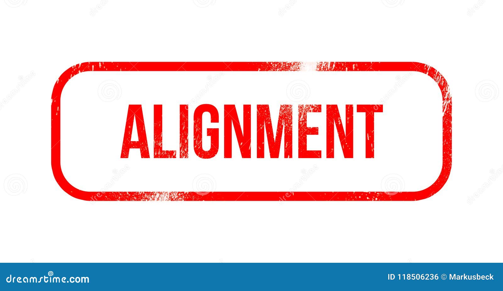 Alignment - Red Grunge Rubber, Stamp Stock Illustration - Illustration ...