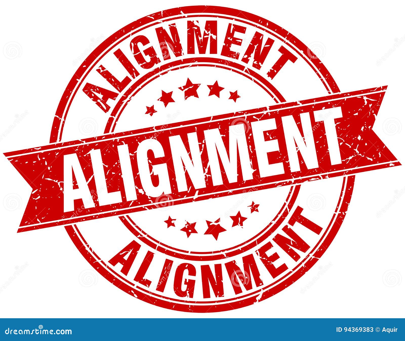 Alignment Round Grunge Stamp Stock Vector - Illustration of retro ...