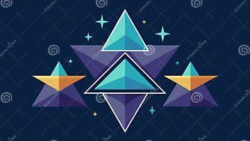 The Alignment of Stars in the Shape of a Triangle Representing the ...