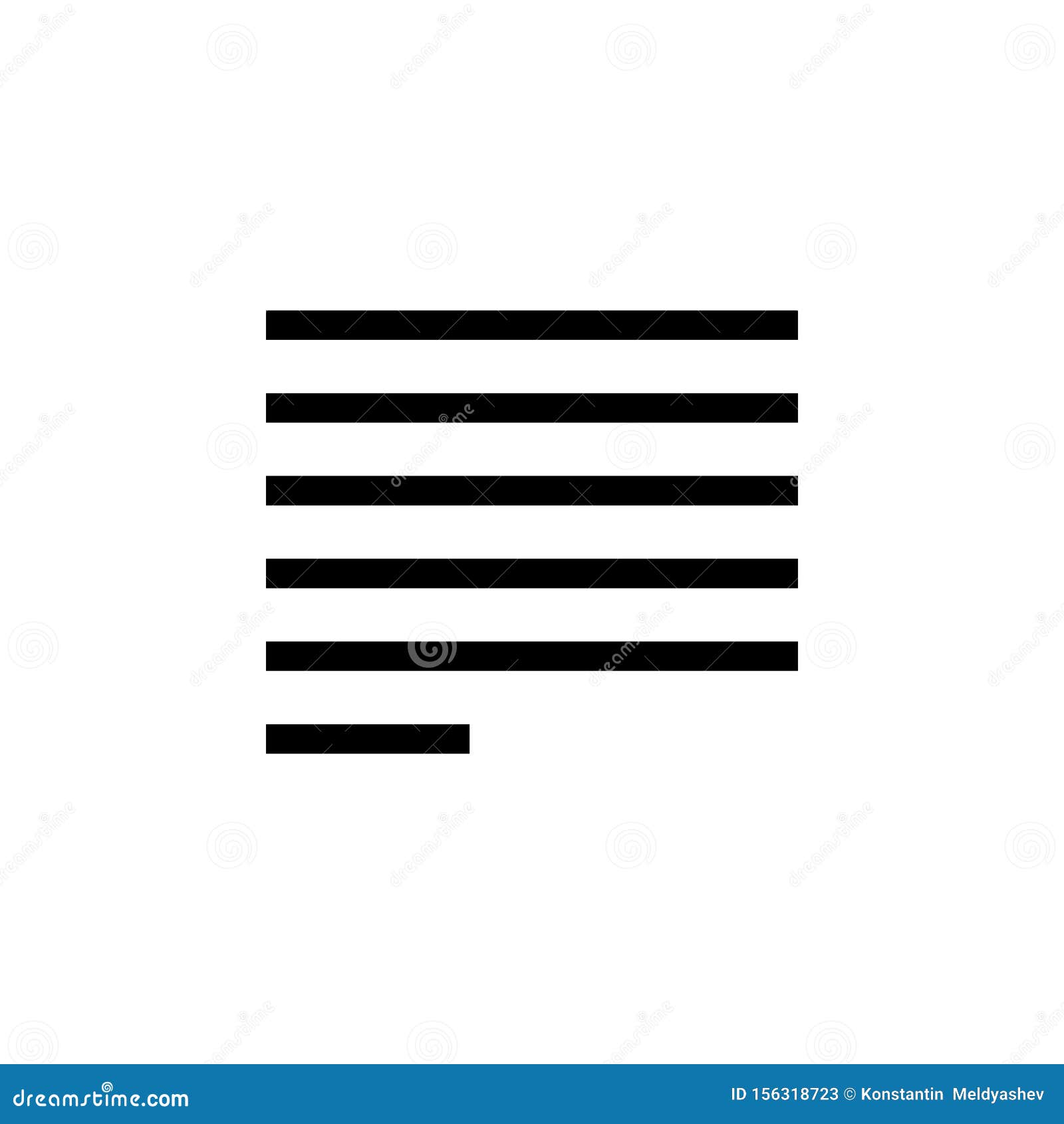 Alignment Text Icon. Simple Glyph Vector of Text Editor Set Icons for ...
