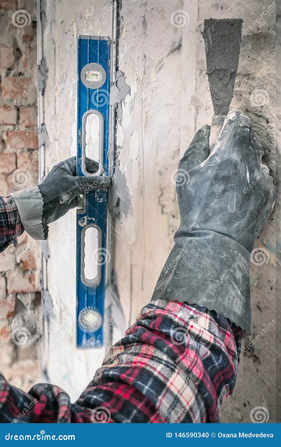 Alignment Of Walls In The Repair With The Help Of A Special Device ...