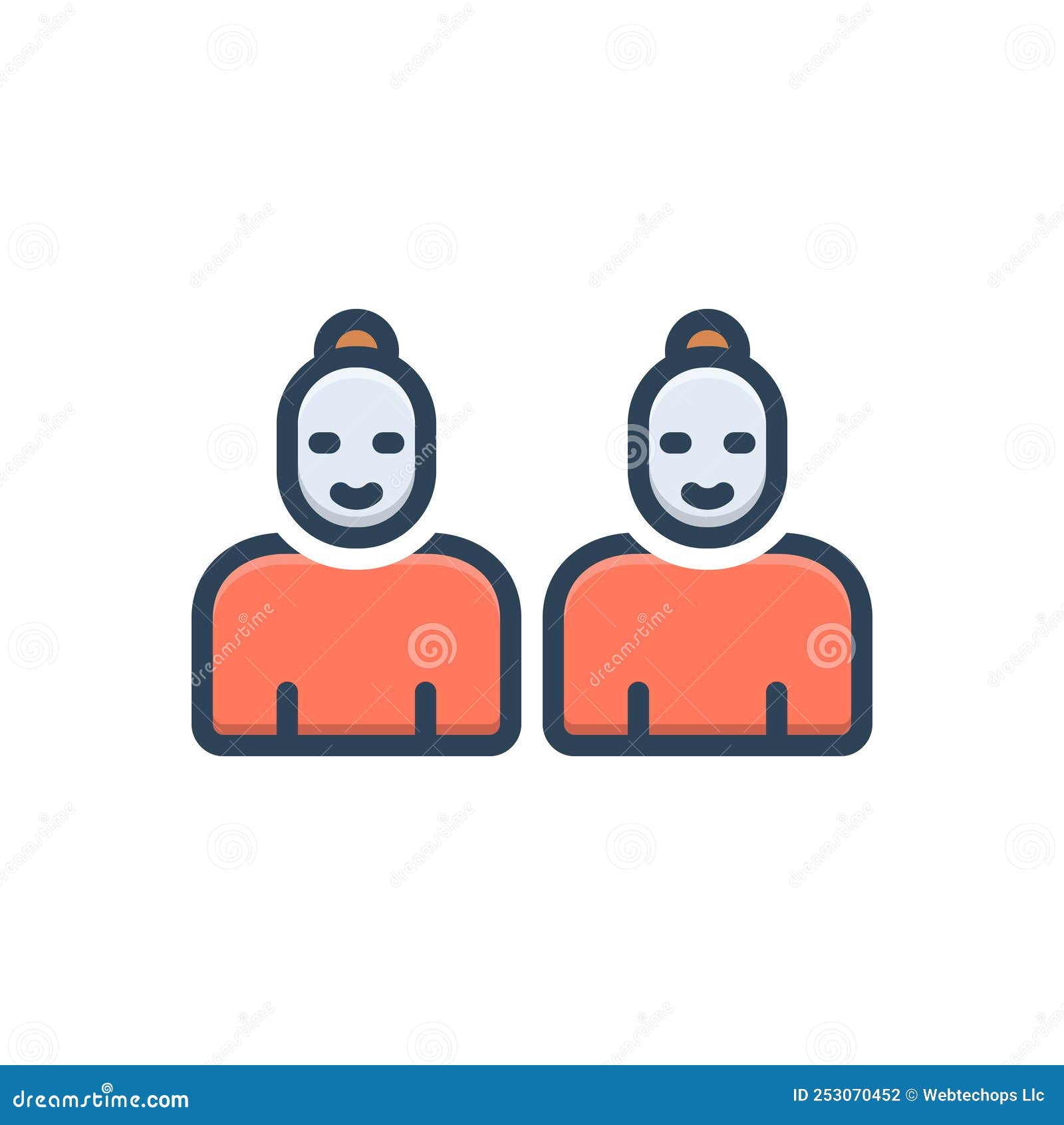 Color Illustration Icon for Alike, Similar and Tantamount Stock Vector ...