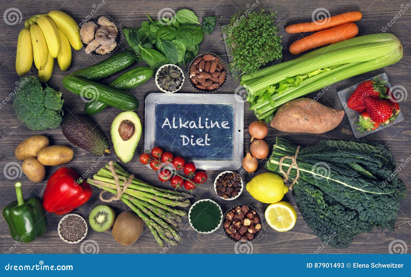 Alimenti alcalini immagine stock. Immagine di cavolfiore - 87901493