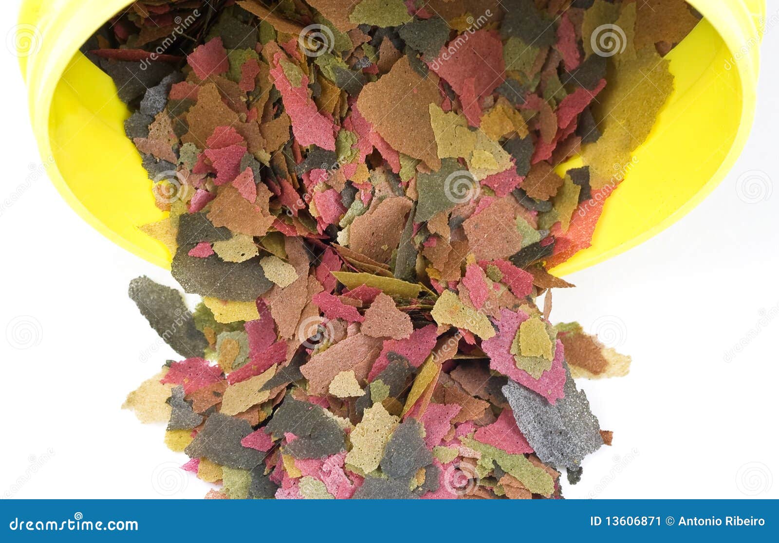 Alimento De La Escama De Los Pescados Imagen de archivo - Imagen de ...