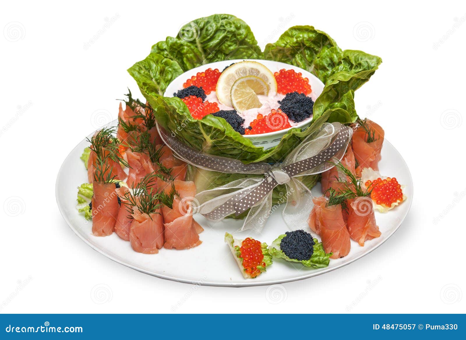 Alimento - Piatto-caviale E Pesce Dell'aperitivo Immagine Stock ...