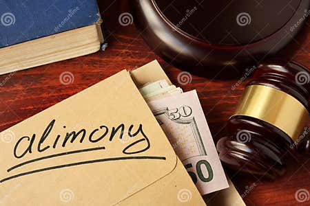 Alimony concept. stock photo. Image of judge, finance - 82000926