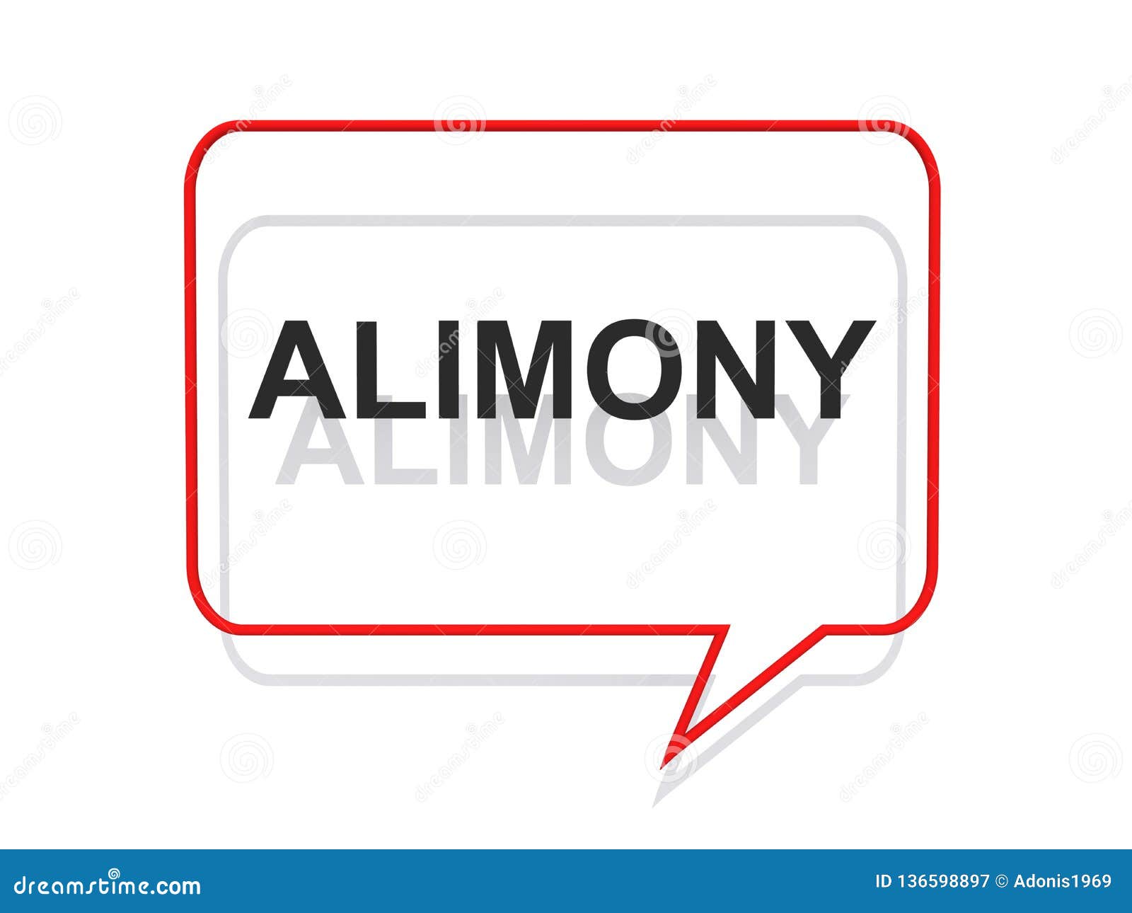 Alimony illustration stock illustration. Illustration of graphic ...