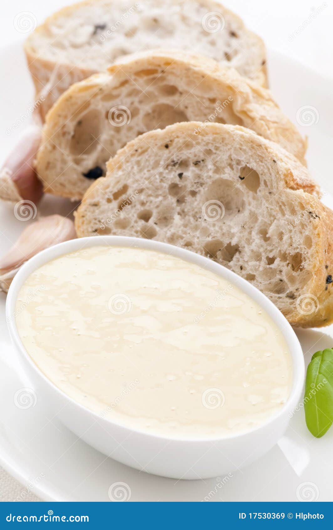 Alioli with Bread stock image. Image of baguette, meal - 17530369