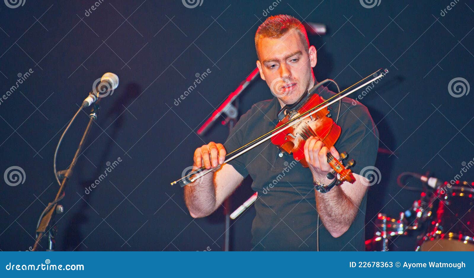 Alisdair Taylor of the Band the Hoodja. Editorial Stock Photo - Image ...