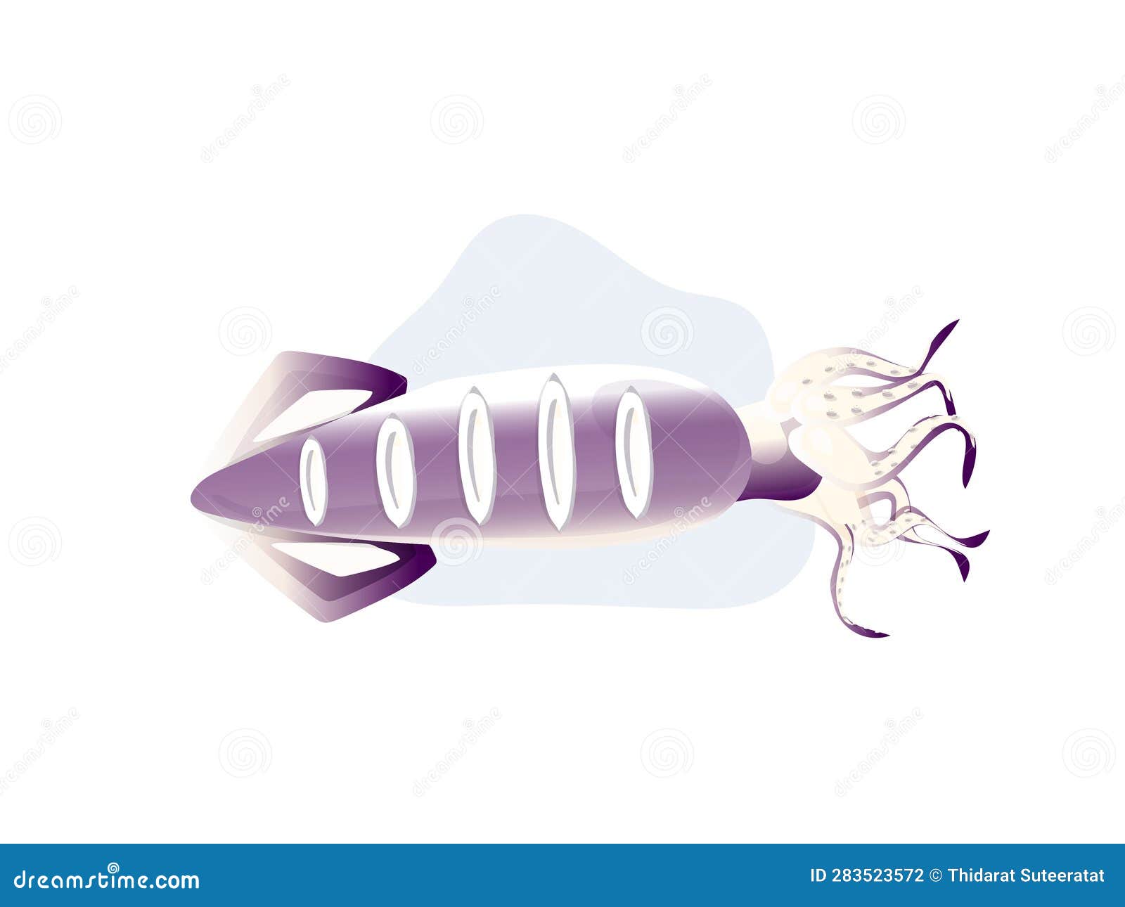 Cuttlefish Cartoon Isolated Stock Photography | CartoonDealer.com #39550400