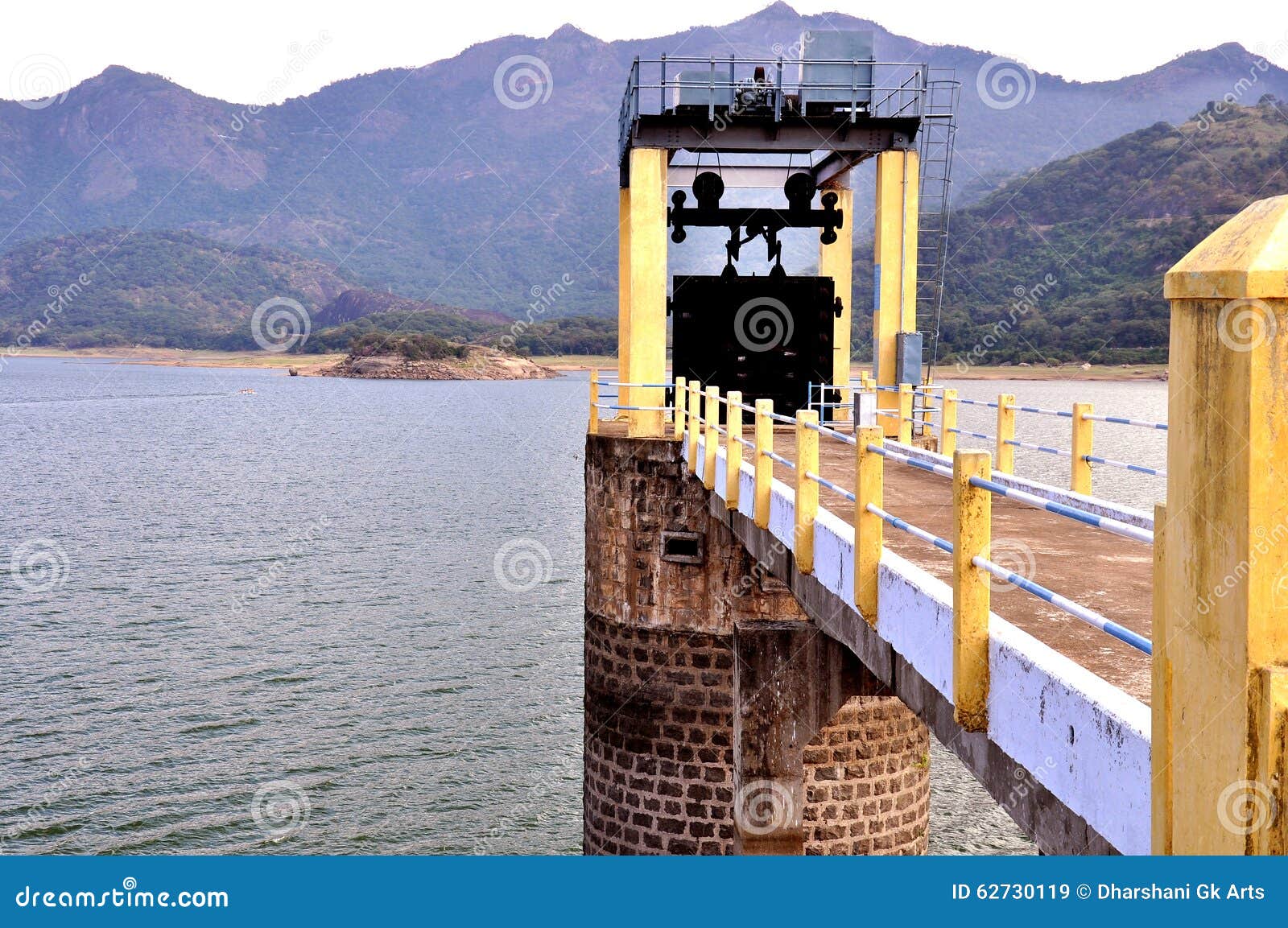 Aliyar dam stock image. Image of riverscape, bridge, nature - 62730119