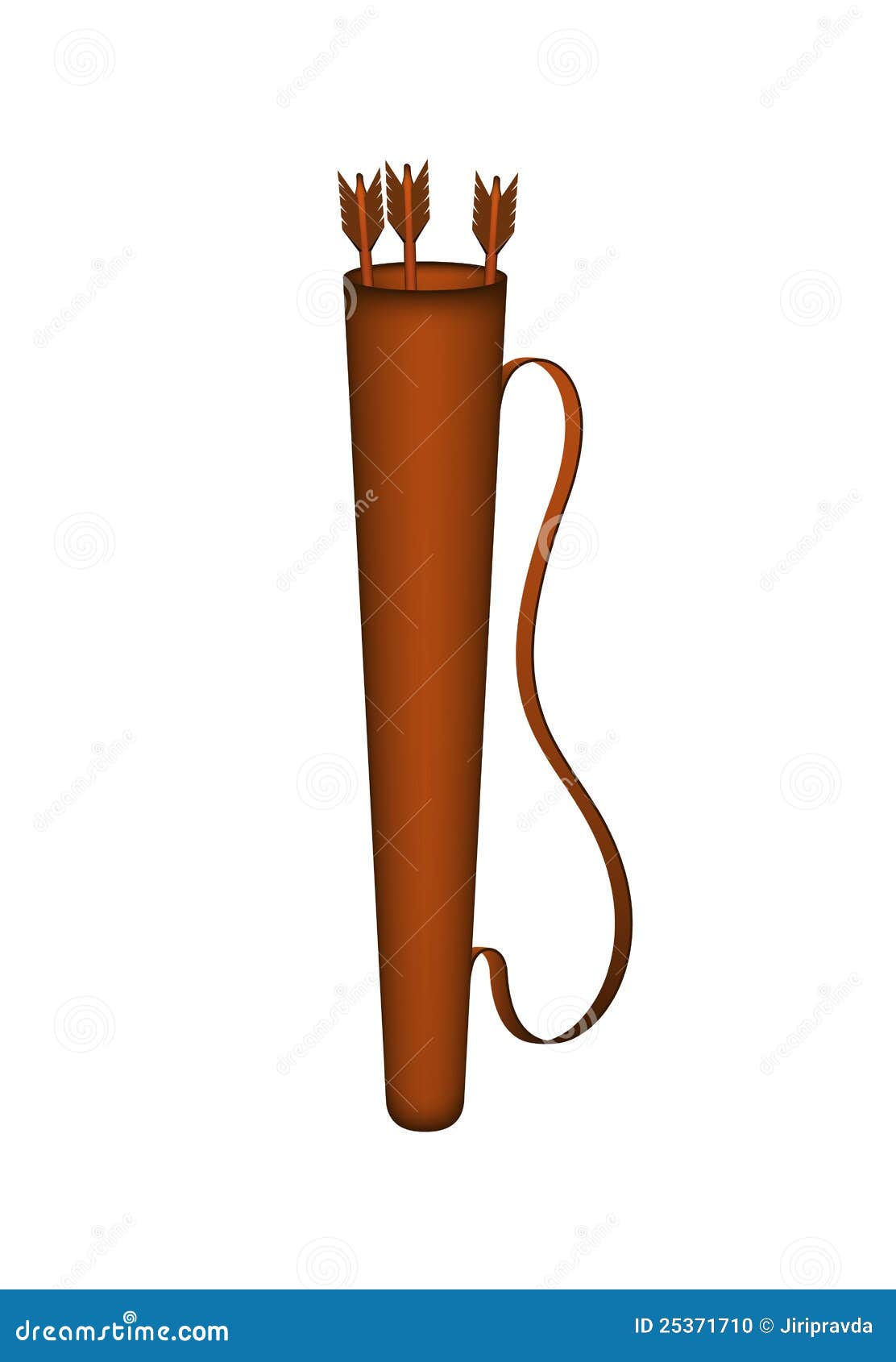 Aljaba con las flechas ilustración del vector. Ilustración de ...