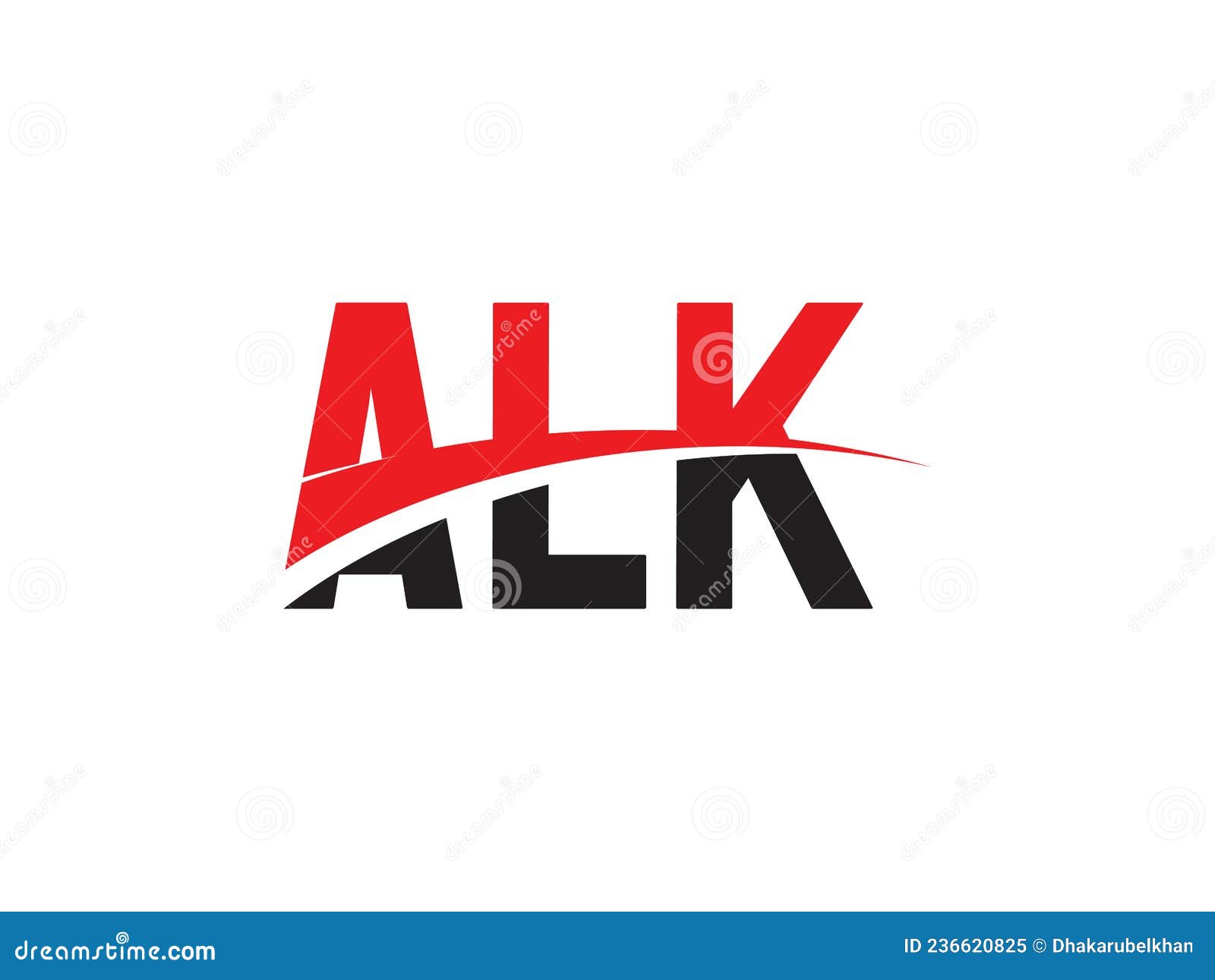 ALK Letter Initial Logo Design Vector Illustration Stock Vector ...