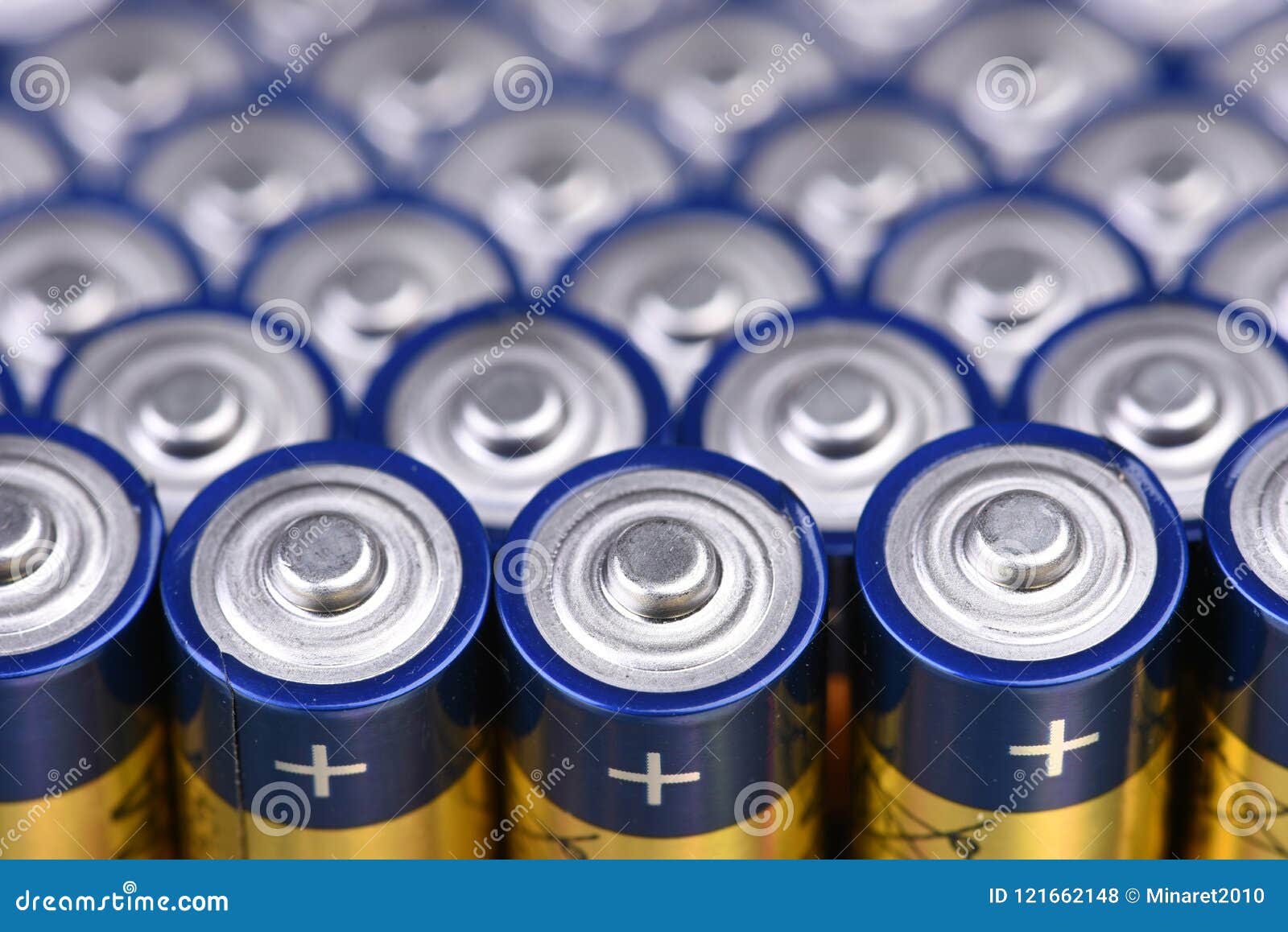 Alkaline battery close up stock photo. Image of electrical - 121662148