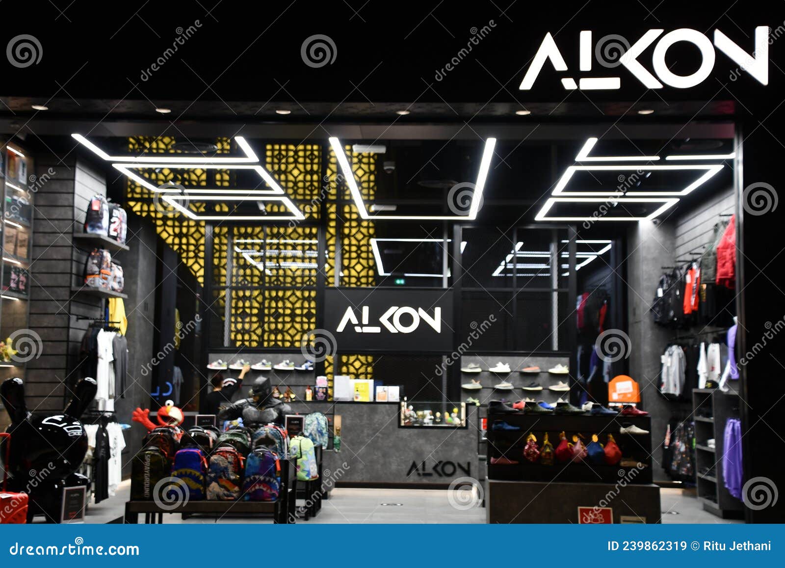 Alkon Store at Dubai Mall in Dubai, UAE Editorial Stock Image - Image ...