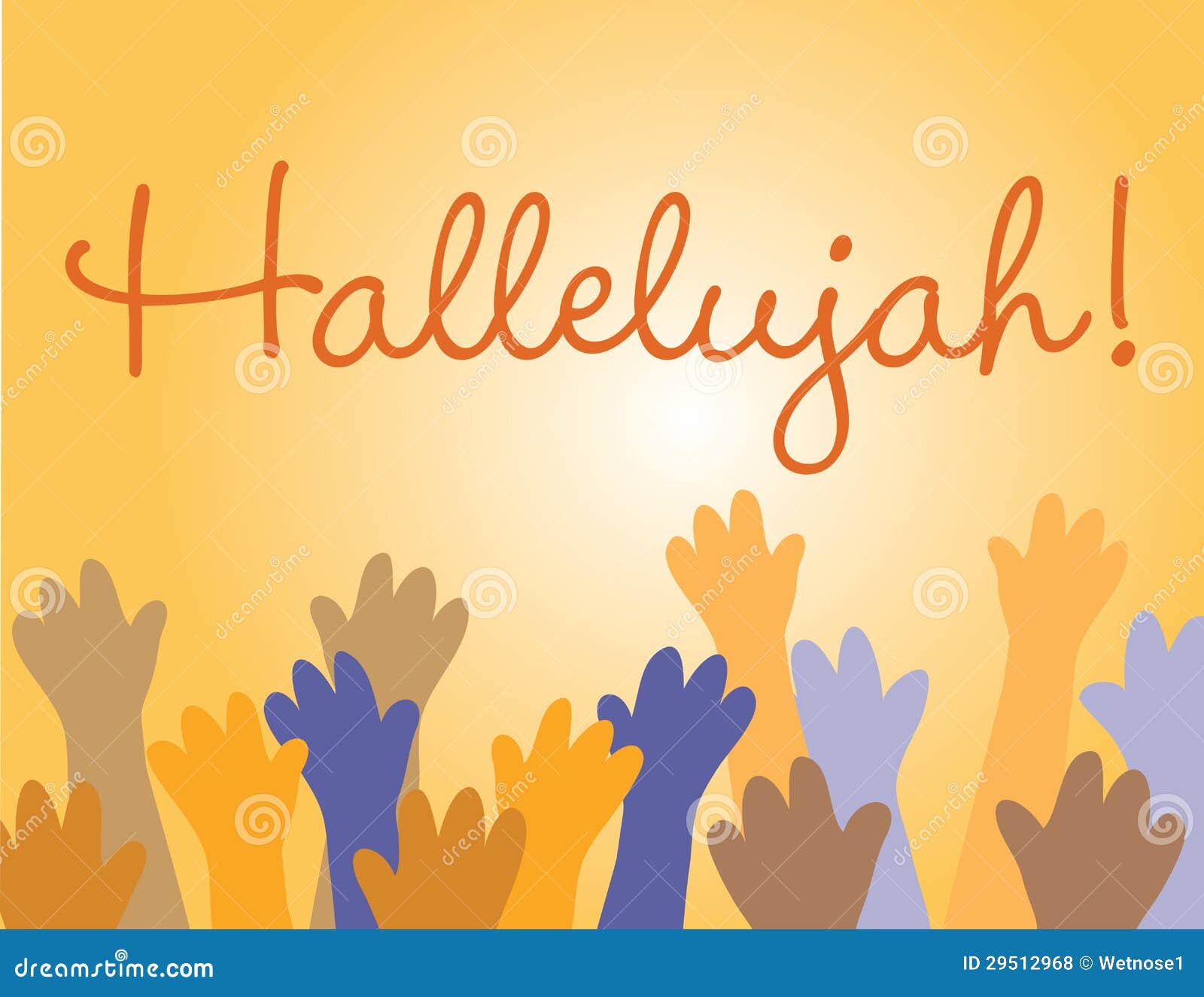 Alléluia Jésus ! illustration de vecteur. Illustration du inspiration ...