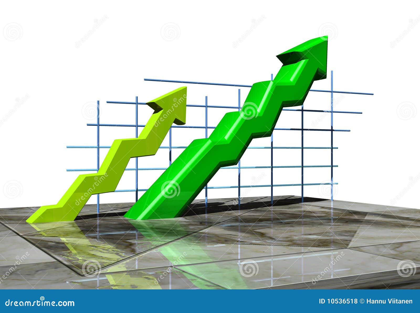 All Arrows Head for Success Stock Illustration - Illustration of graph ...