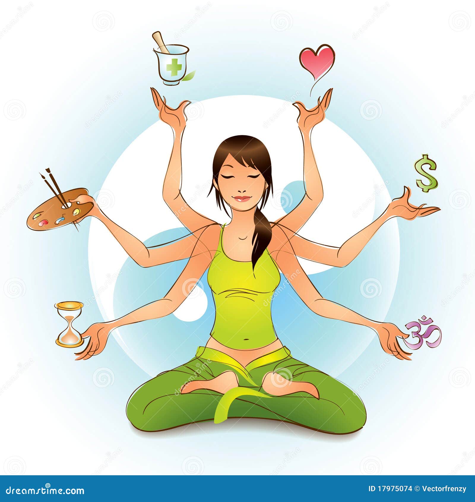 All in Balance stock vector. Illustration of beautiful - 17975074