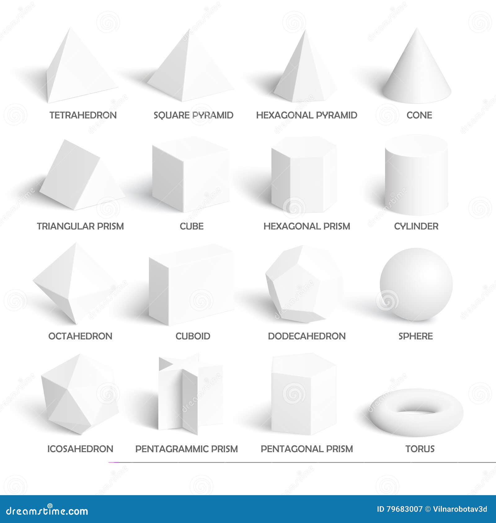 All Basic 3d Shapes Template Stock Illustration - Illustration of cube ... All Basic 3d Shapes Template Stock Illustration - Illustration of cube ...