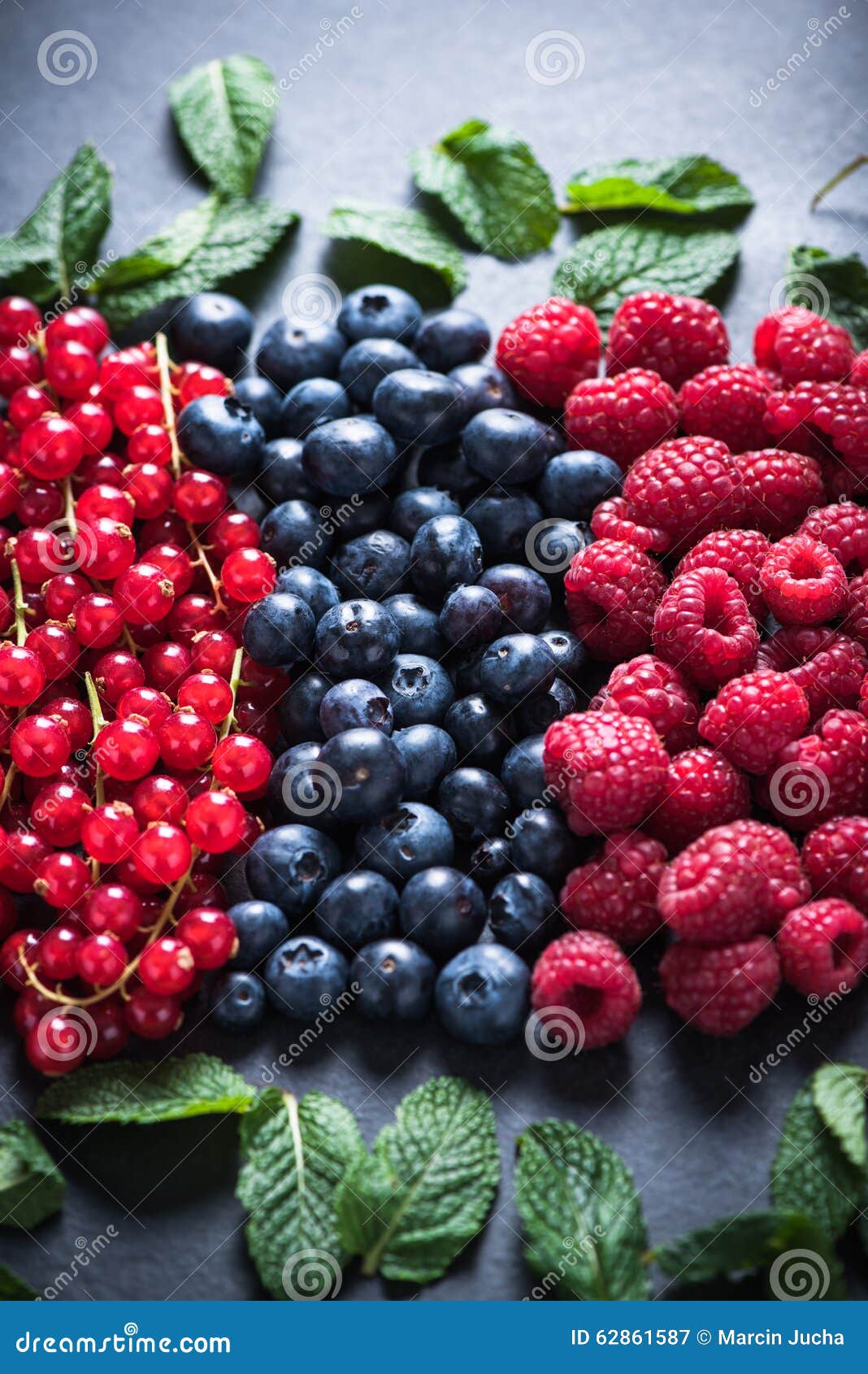 All Berries Fresh, from Farm or Forest Stock Image - Image of raspberry ...