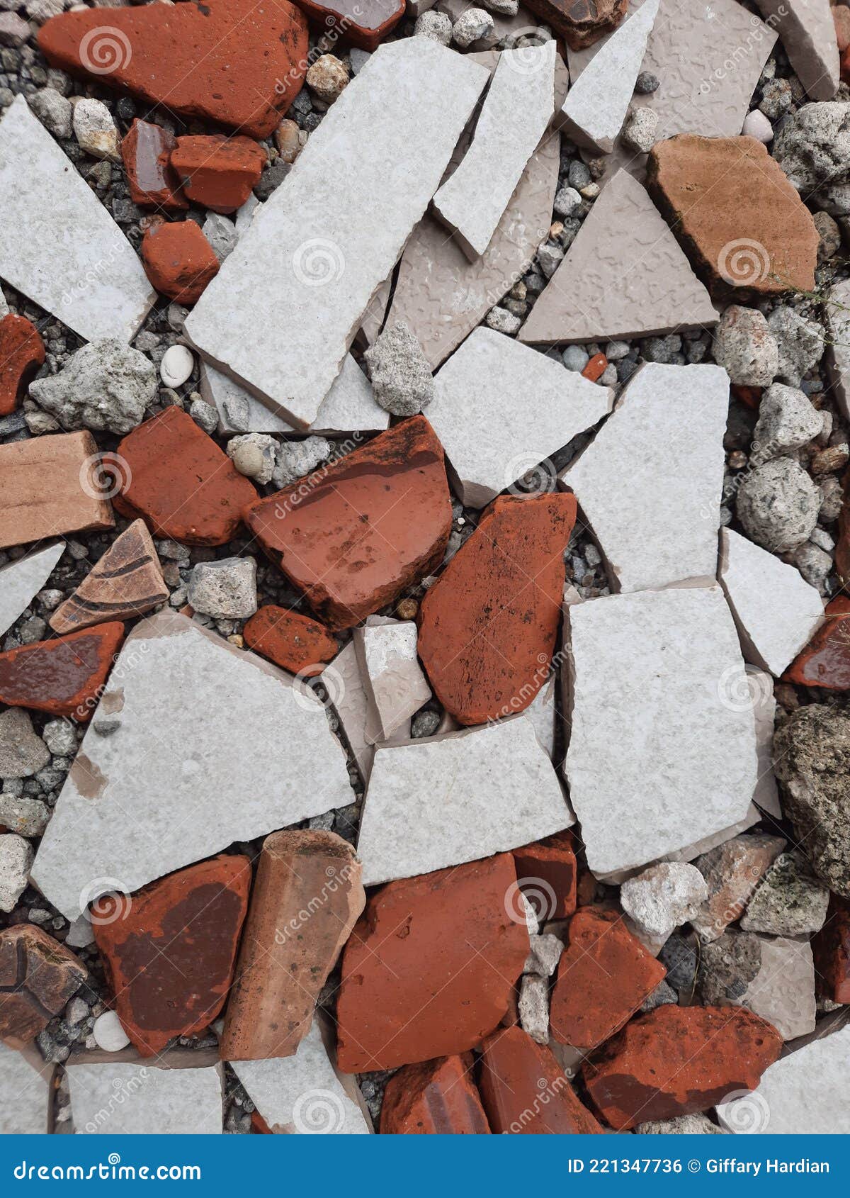 All of the broken rock stock photo. Image of design - 221347736