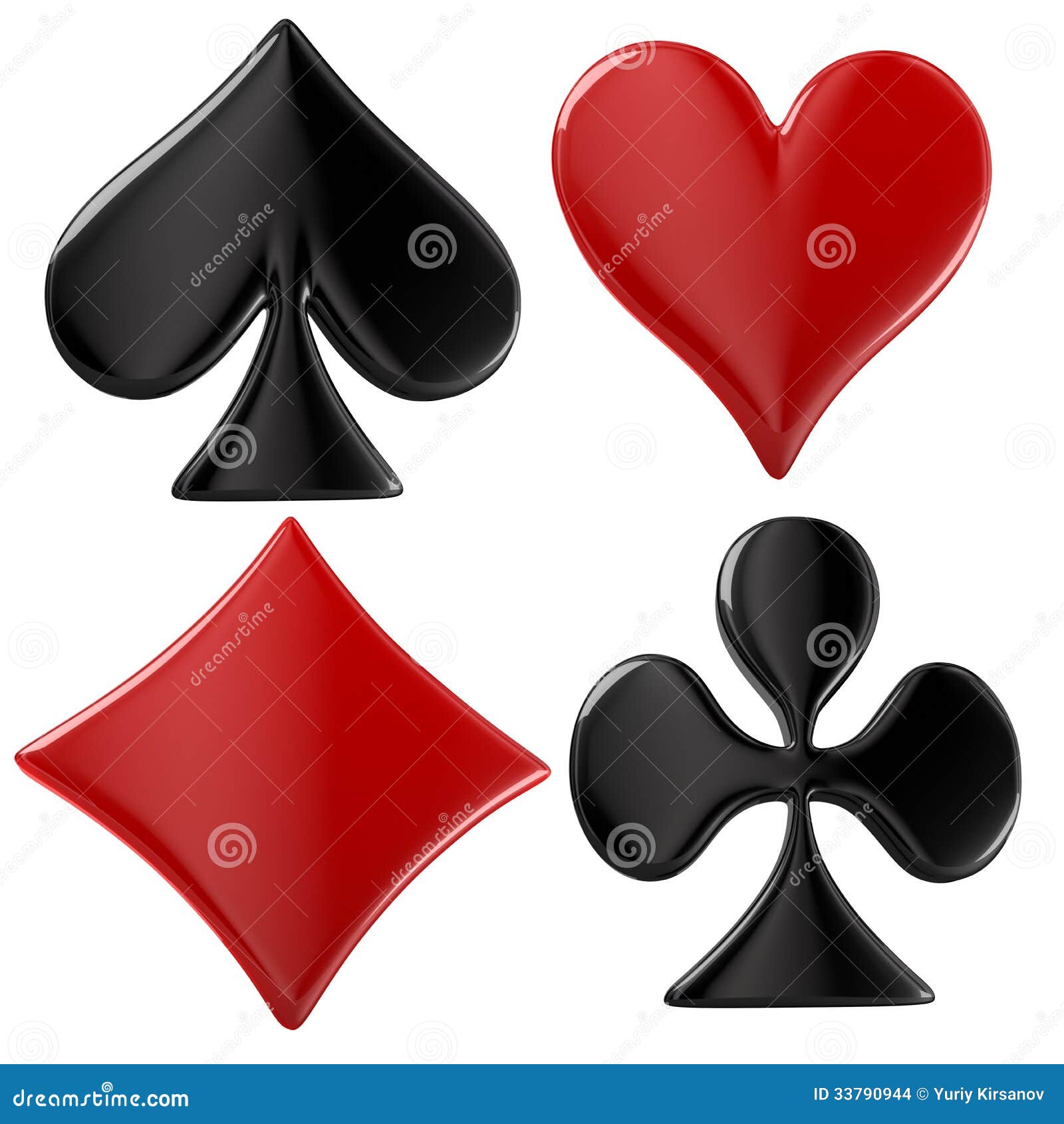 All Card Suits stock illustration. Illustration of cutout - 33790944