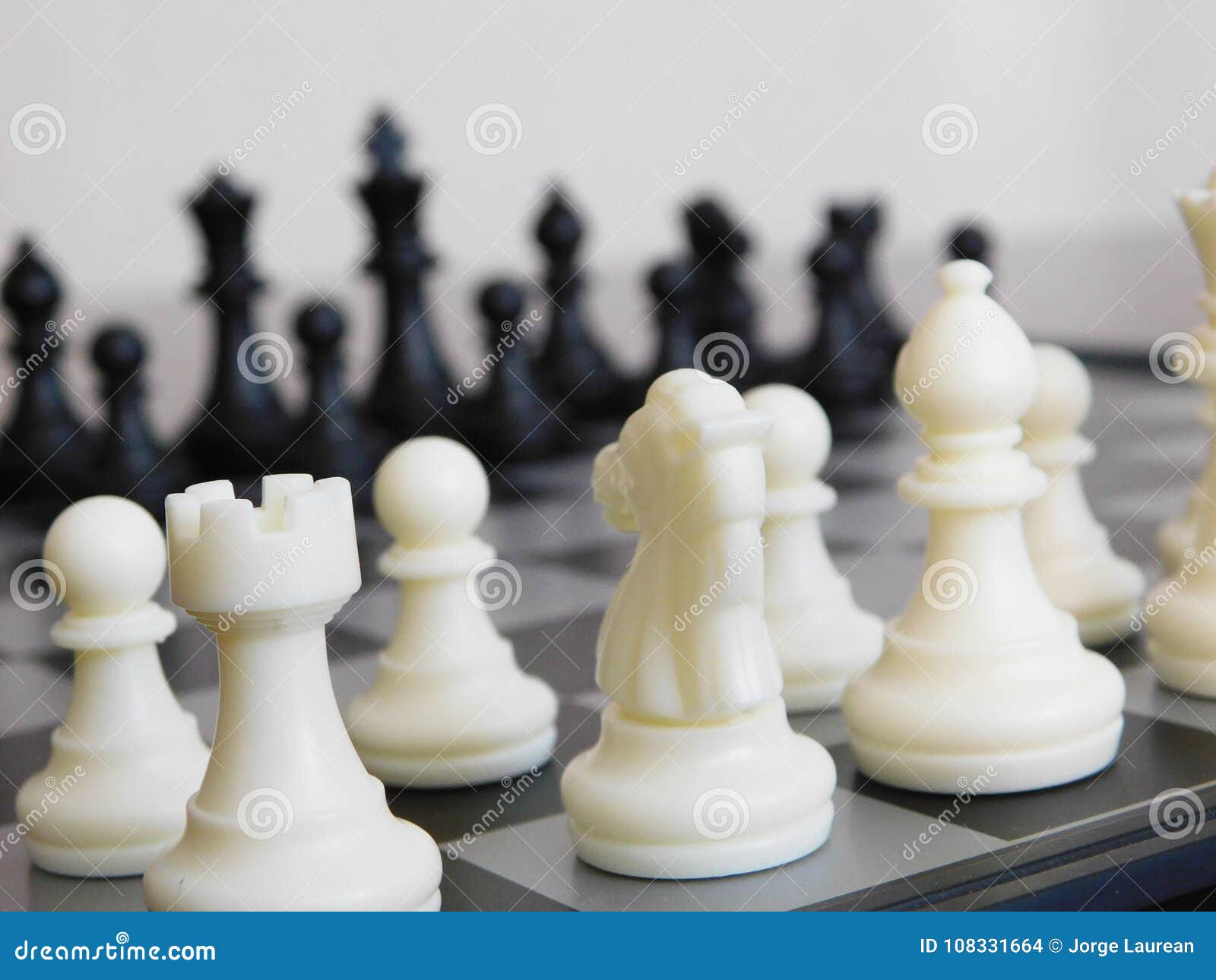 All Chess Pieces on a Board Stock Photo - Image of black, game: 108331664