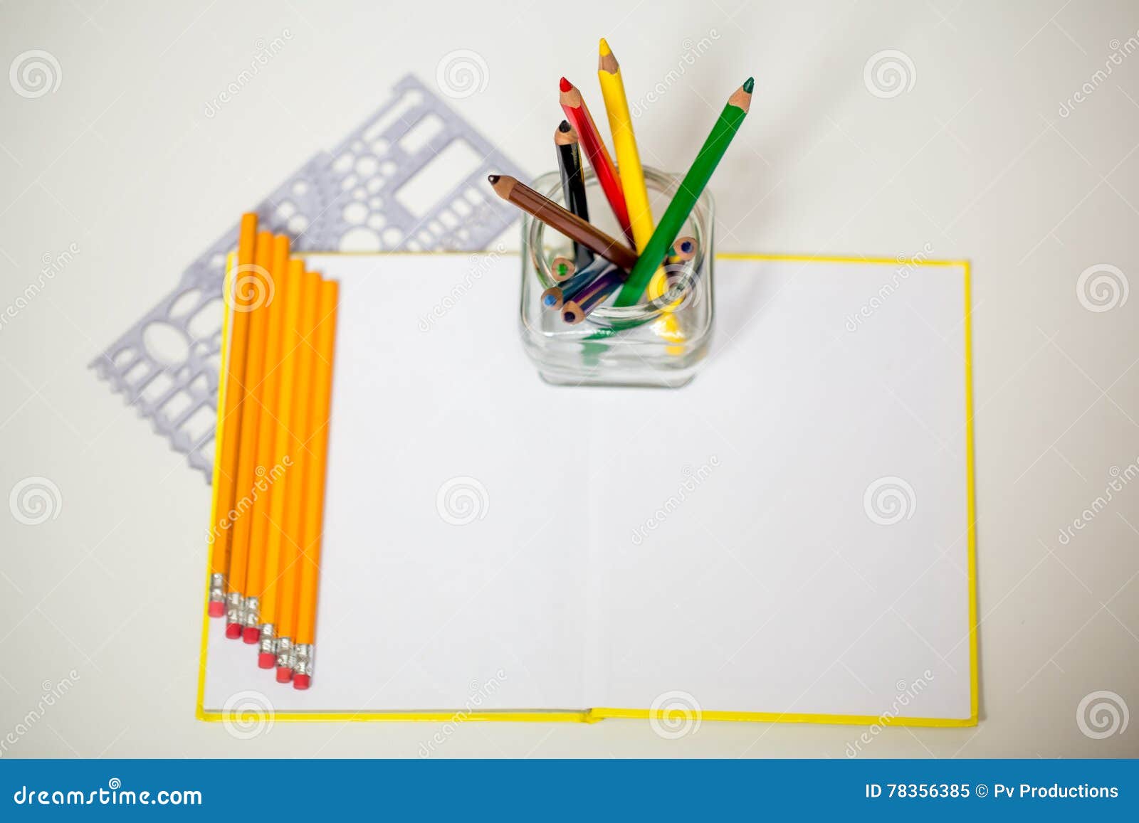 All for Children Creativity, Pencils, Scissors, Colored Paper Stock ...